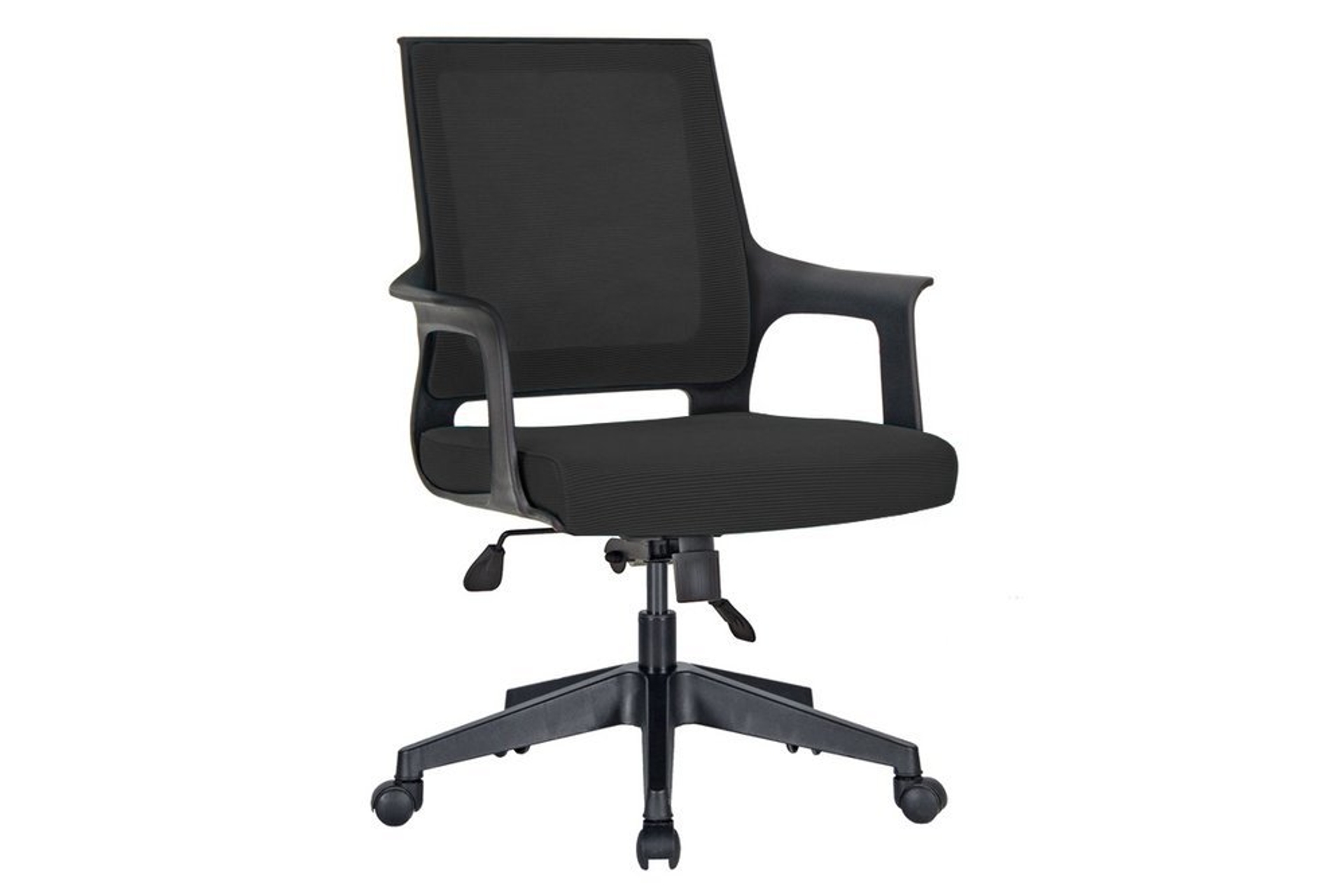 ÇAĞIN OFİS SOFT PLASTİK AYAK ÇALIŞMA SANDALYESİ, SİYAH
