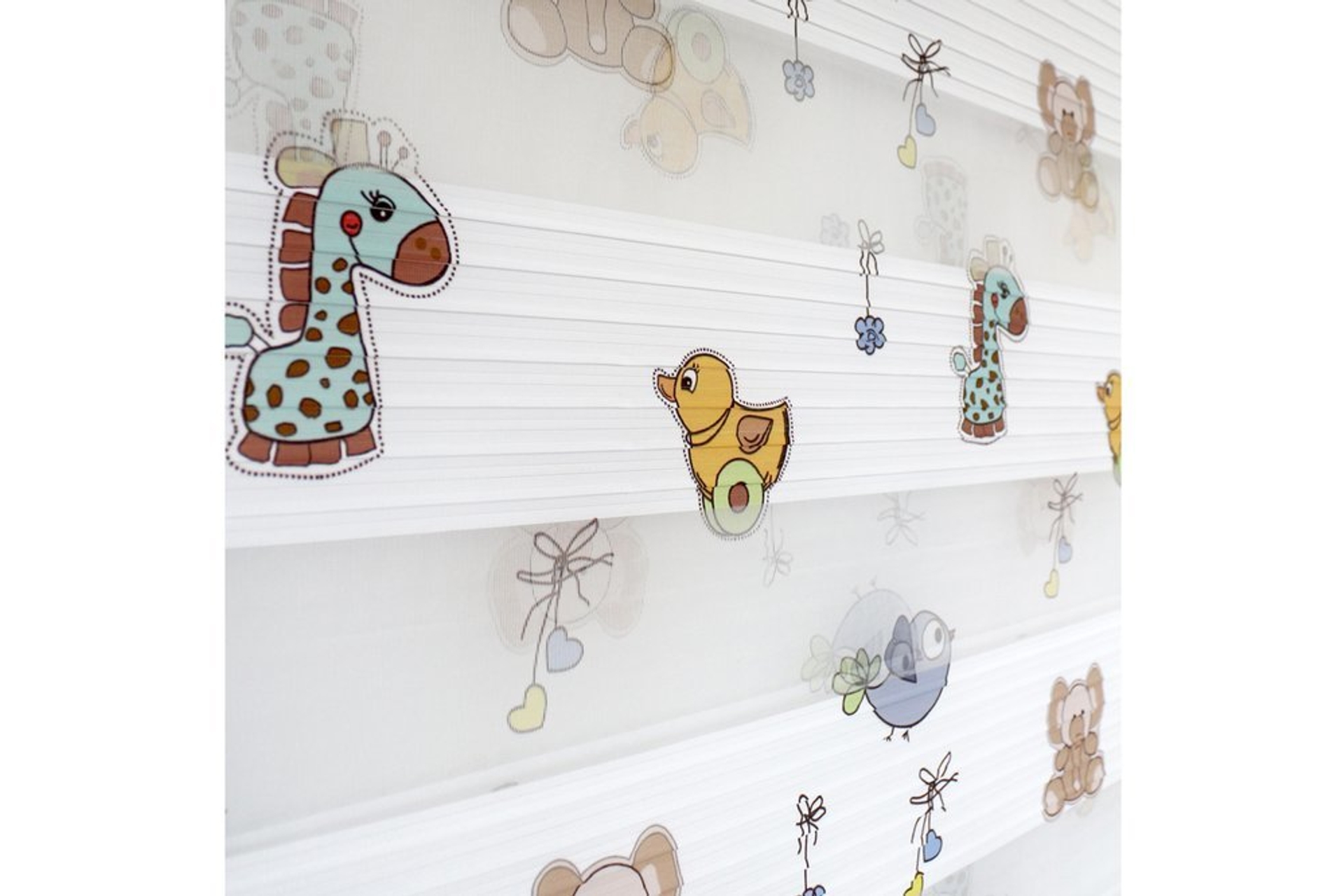 NAZA ZEBRA STOR PERDE ANİMALS ÇOCUK ODA PERDESİ ETEK DİLİMLİ 200 CM ...