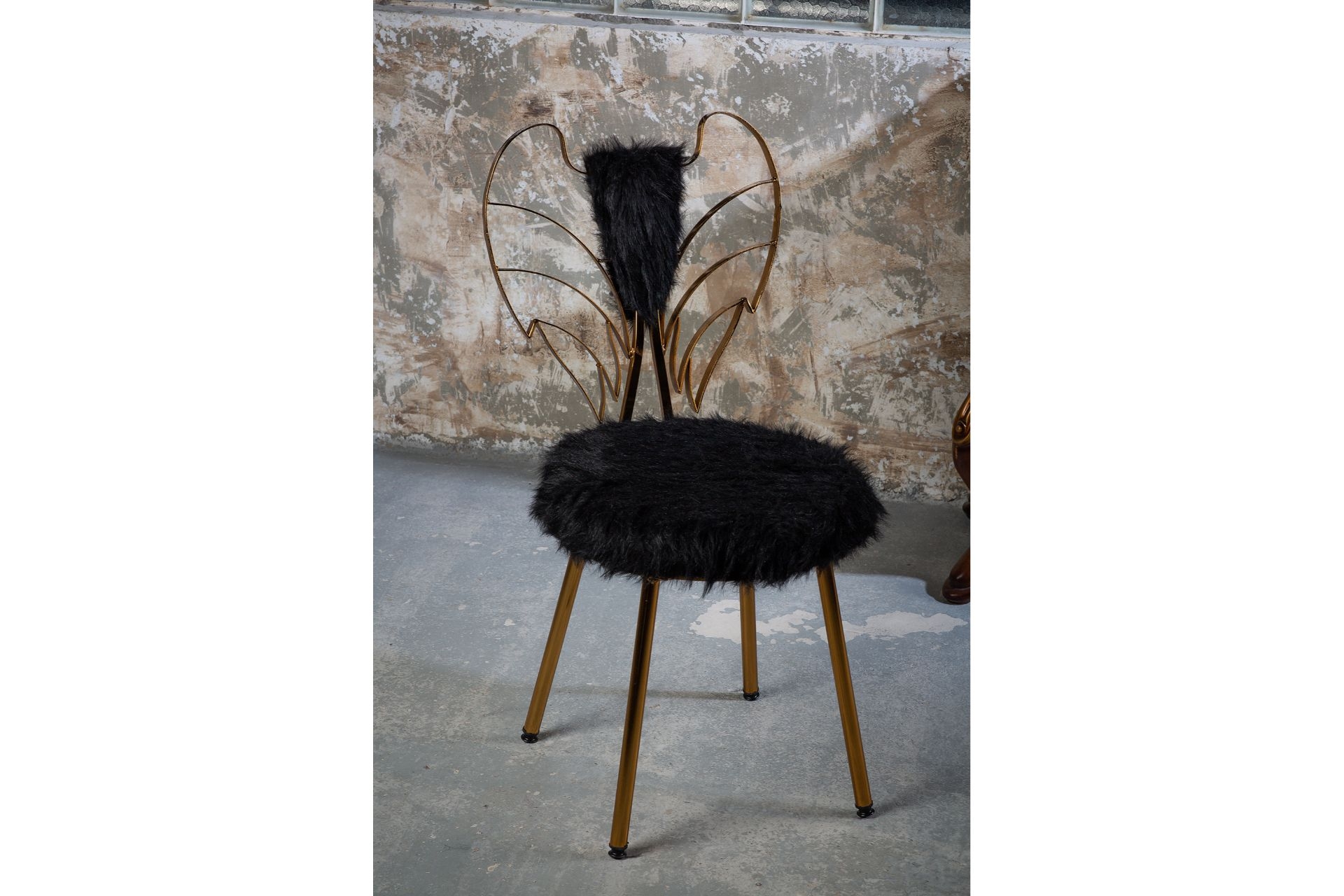 MENDY ANGEL SANDALYE, SİYAH, GOLD AYAK FİYATI - Vivense