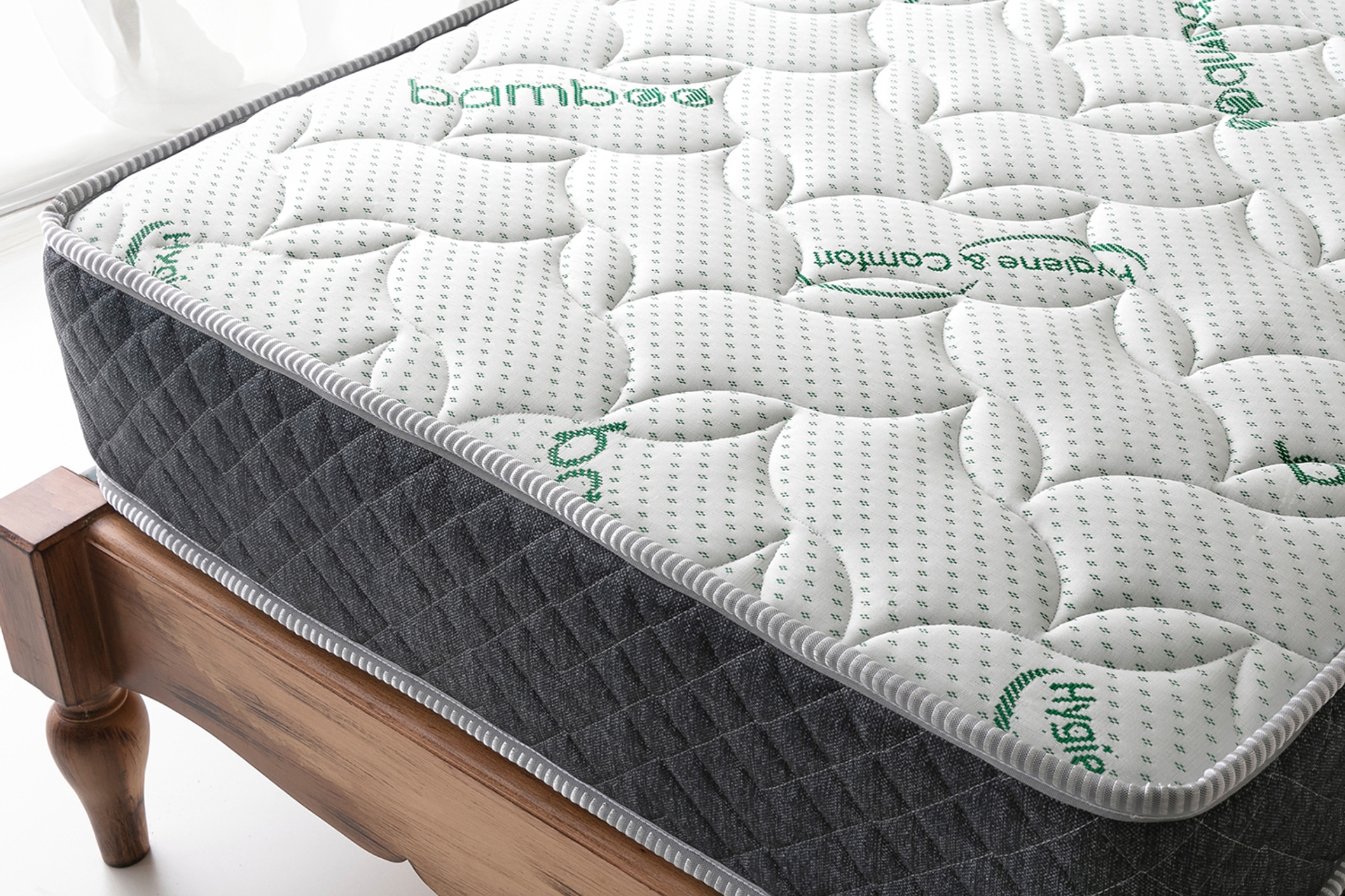 HEYNER SHADOW BAMBOO YAYLI TEK KİŞİLİK YATAK, 80X180