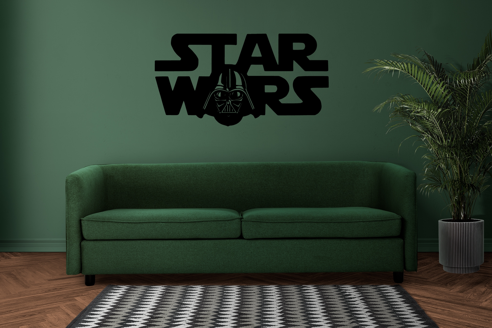 DEKOZEM METAL ESKİ STAR WARS DUVAR SÜSÜ
