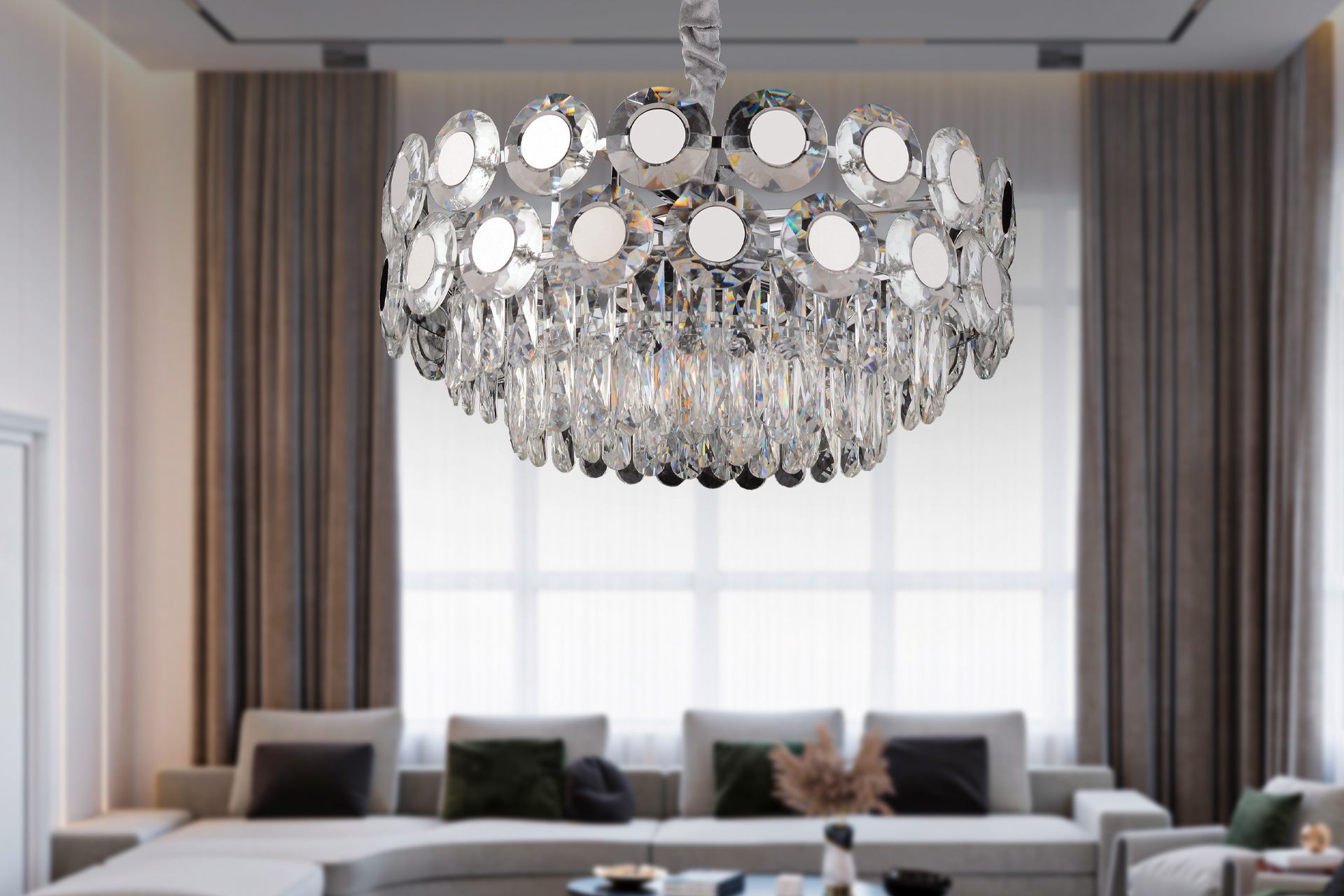 OSLO 50'LİK AVİZE, KROM FİYATI - Vivense