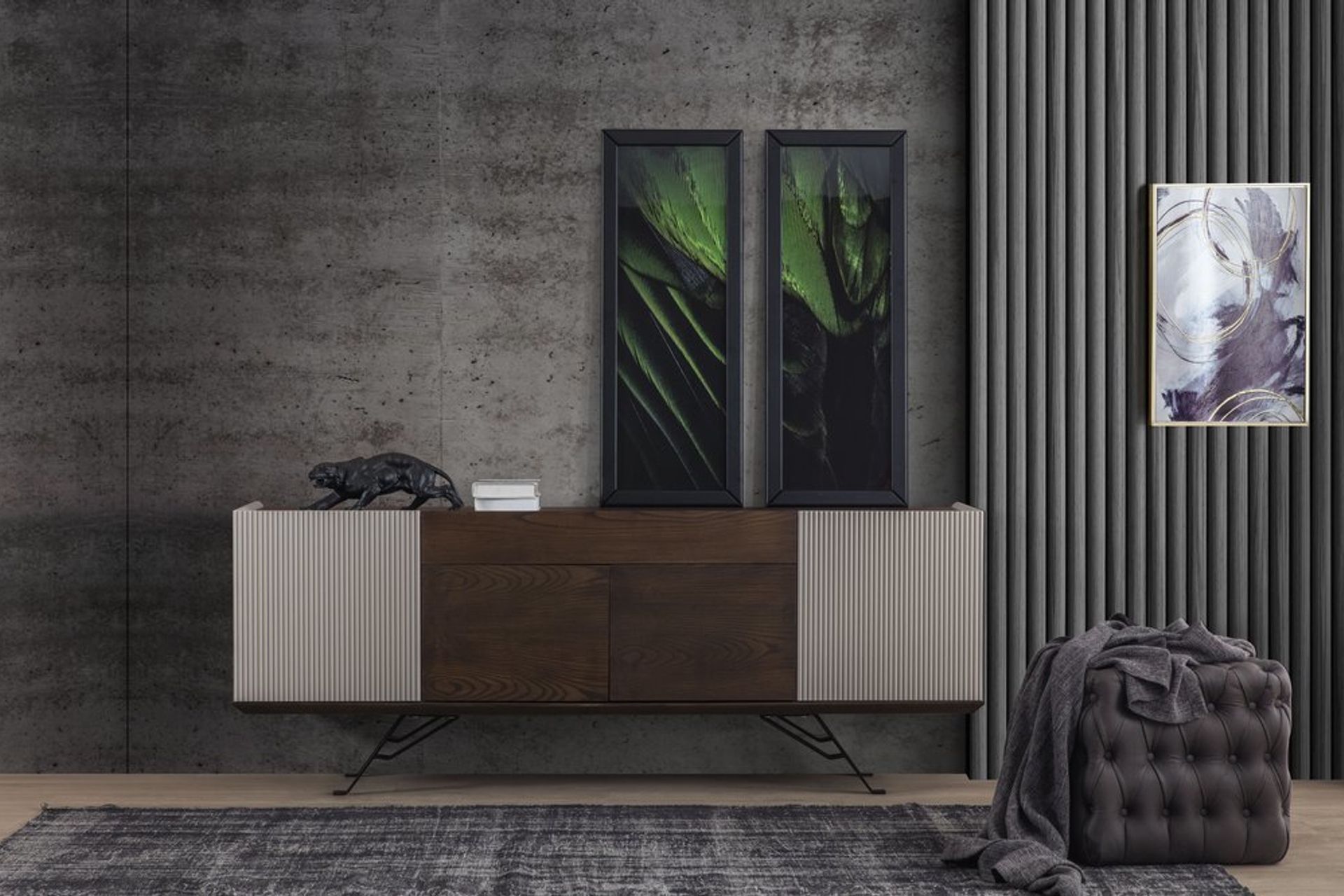 YOTTA MOBİLYA ÇERÇEVELİ TABLO 17 SİYAH FİYATI - Vivense