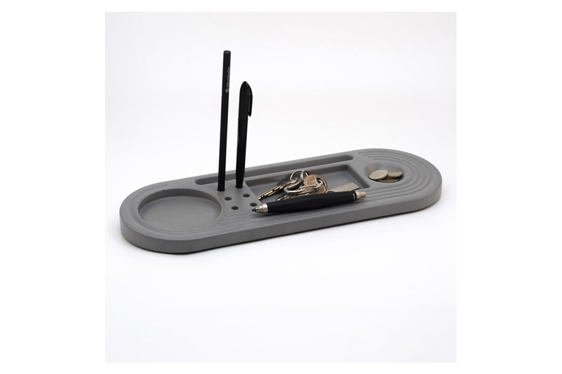 BETON MASAÜSTÜ ORGANİZER, AÇIK GRİ FİYATI - Vivense