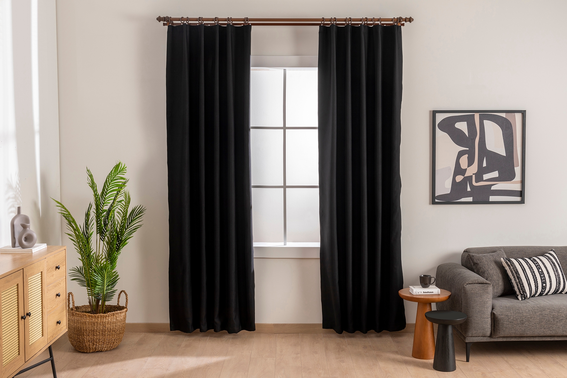 SAGE BLACKOUT PERDE, SİYAH, 240X270 FİYATI - Vivense