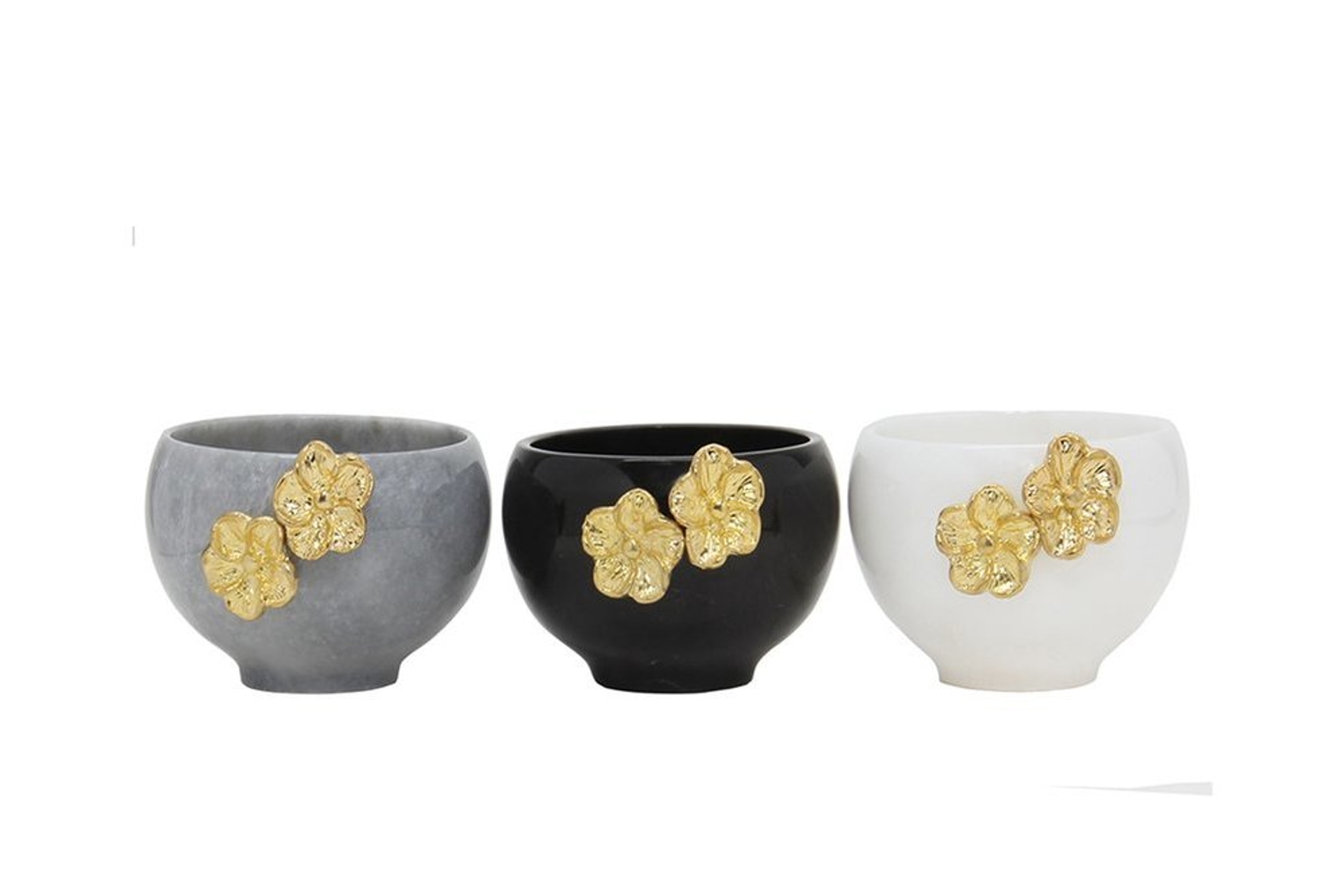 MOENA ROMA İKİLİ ÇİÇEKLİ KASE BEYAZ FİYATI - Vivense