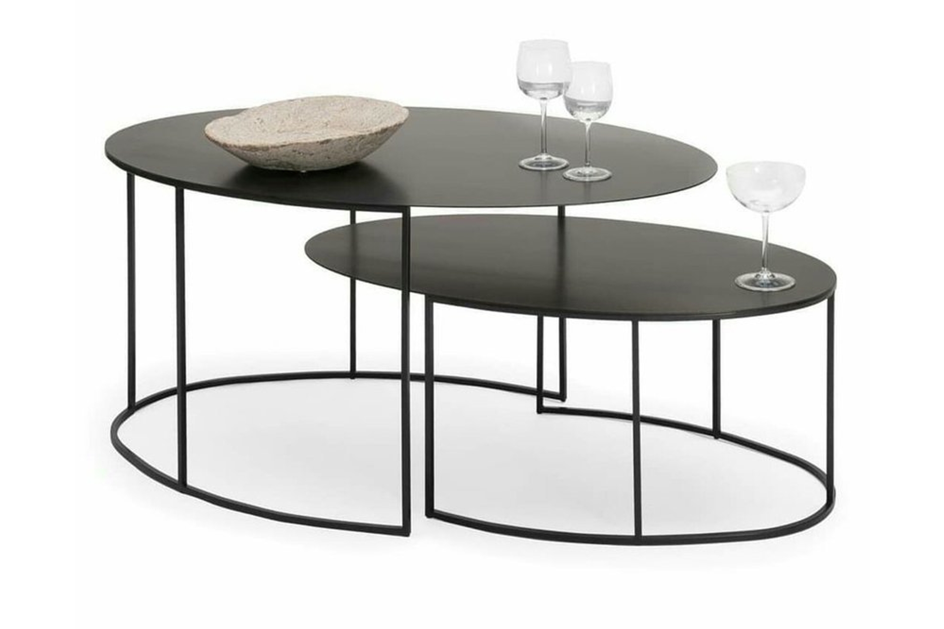 DEKOCADDE CEVZA METAL ELİPS ORTA SEHPA