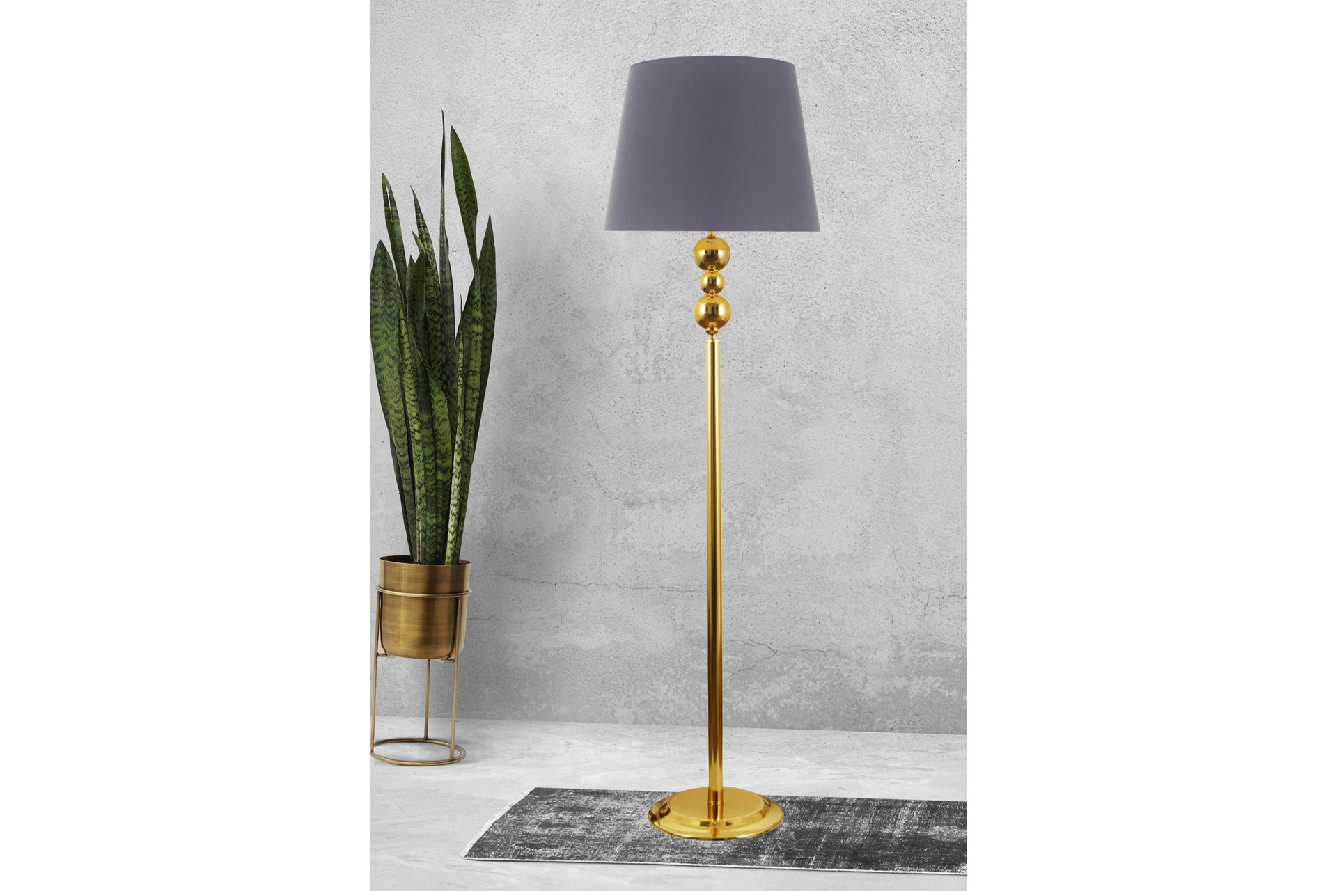 NANCY TEKLİ LAMBADER, GOLD, GRİ ŞAPKA