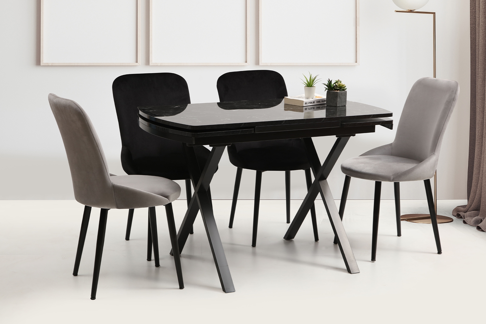 SUYA MASA TAKIMI, 4 SANDALYELİ, 115X70 FİYATI - Vivense