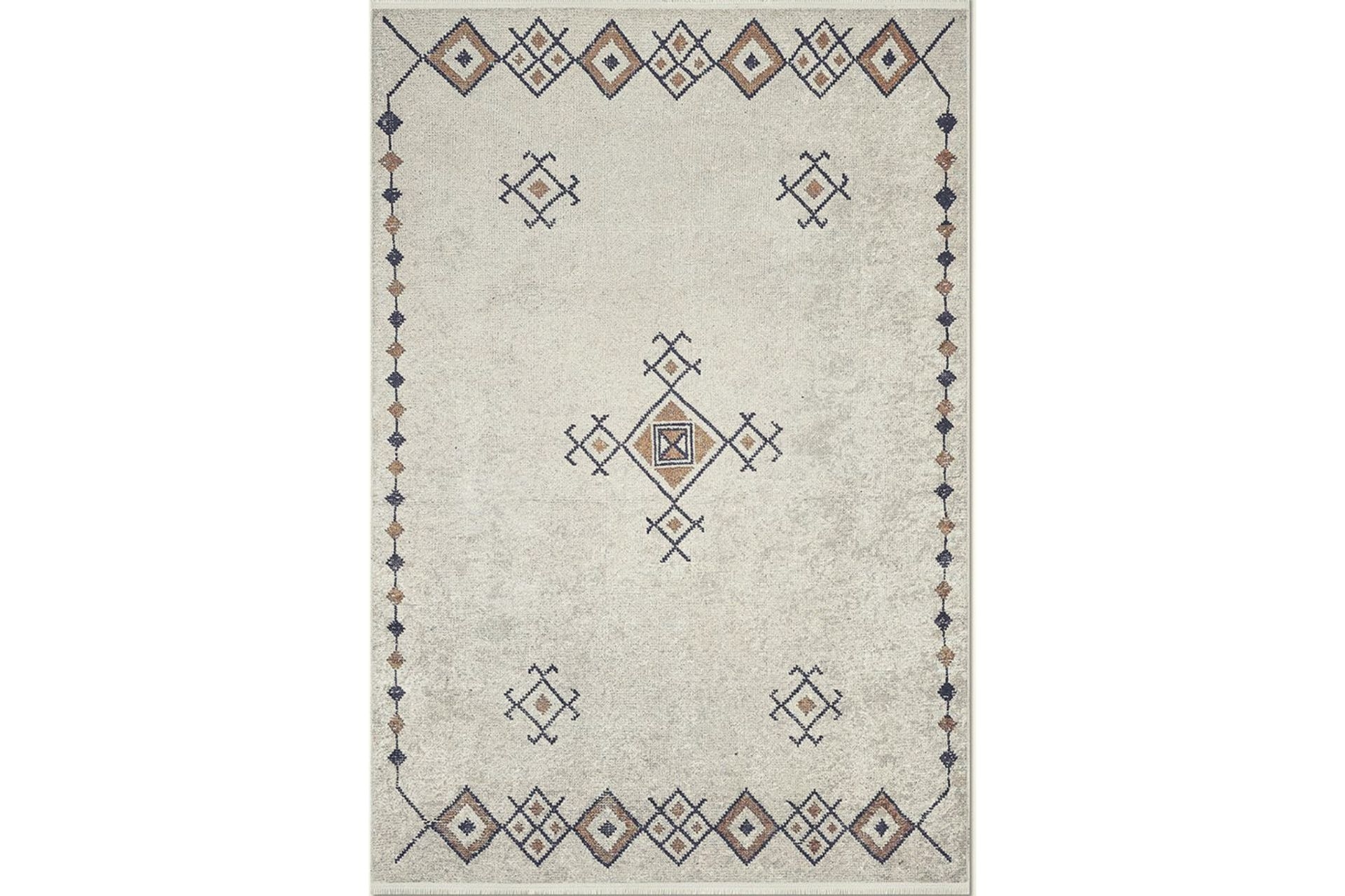 HALIMAX DARA 192 KAYMAZ DOKUMA TABANLI OTANTİK DESENLİ MODERN HALI, BEJ ...