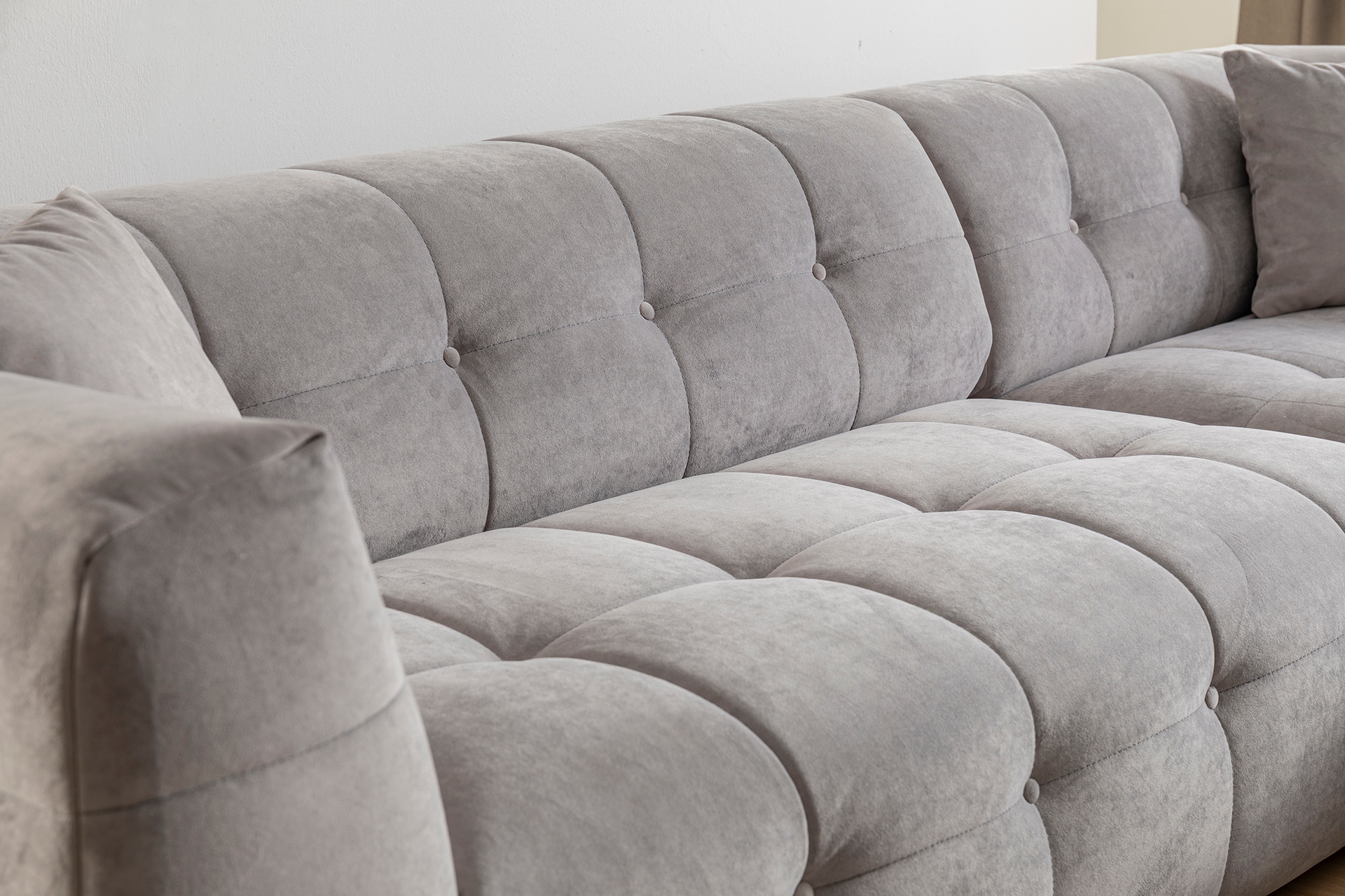 CADDY CORNER SOFA, LEFT CHAİSE, STEEL GREY, UK FİYATI - Vivense