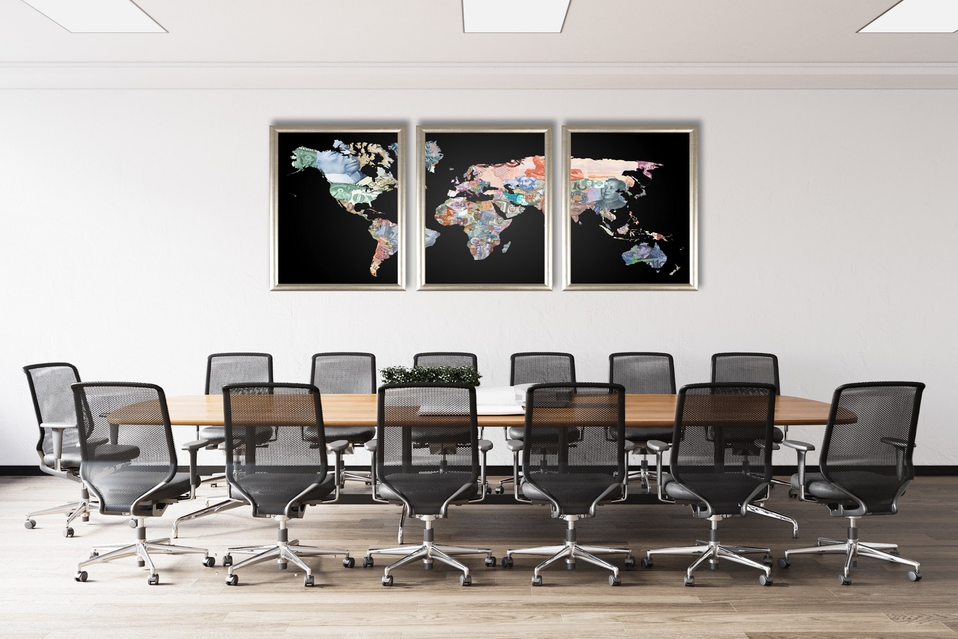 FRANK RAY MONY MAP TABLO SETİ, 50X70 FİYATI - Vivense
