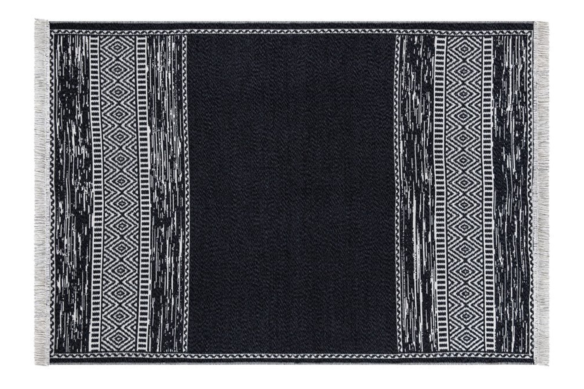 DUO KİLİM 23003A, BEYAZ SİYAH, 60X100 FİYATI - Vivense