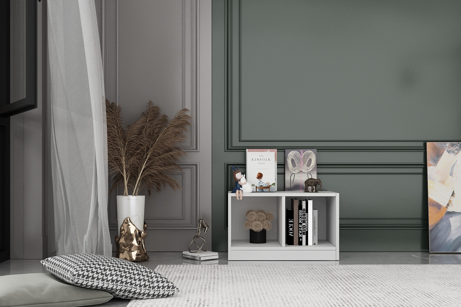 BKCONCEPT RAFLI KİTAPLIK, 65 CM, BEYAZ, KTP-1203 FİYATI - Vivense