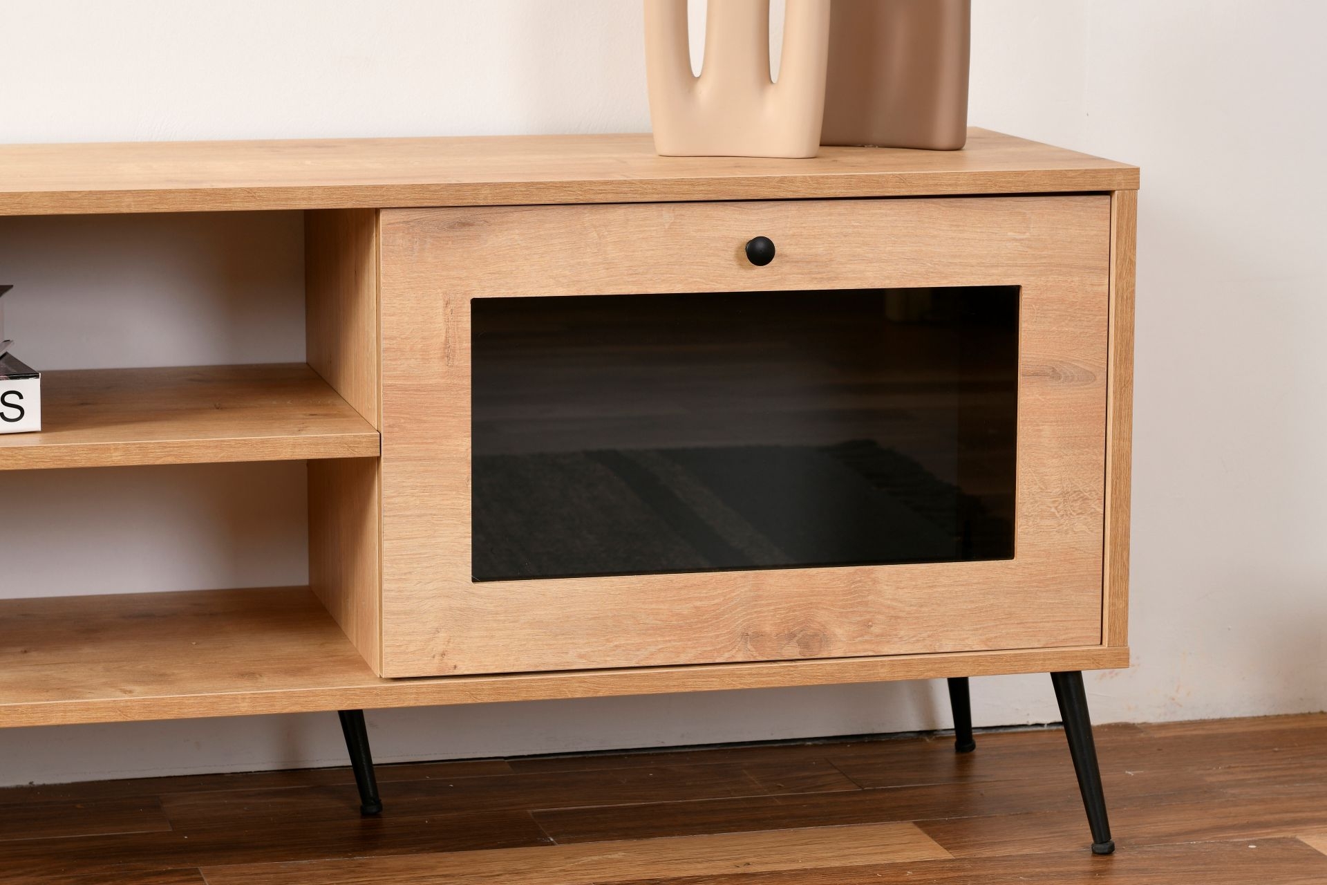 CALVİN TV ÜNİTESİ, CAM, 140 CM