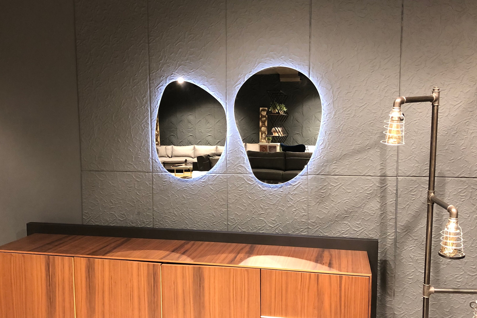 DİANA SİMETRİK LEDLİ DUVAR AYNA SETİ FİYATI - Vivense