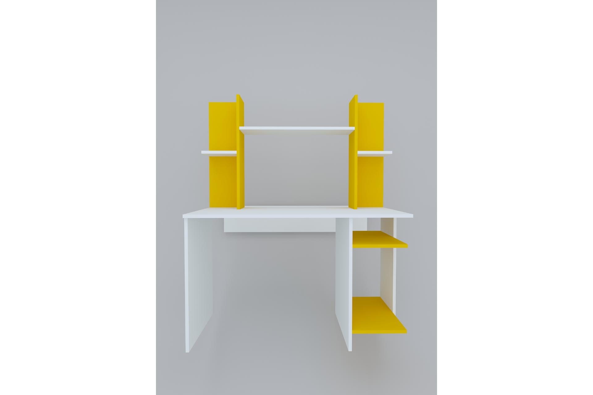 PRESTİJ KASA ÇALIŞMA MASASI, BEYAZ SARI FİYATI - Vivense