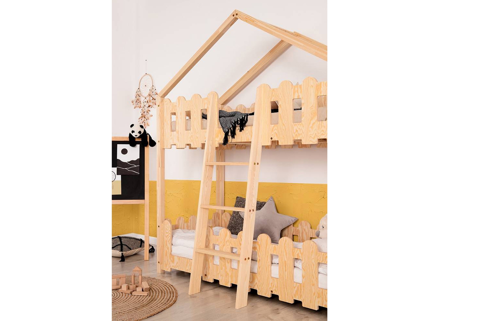 MONTESSORİ ÇOCUK ODASI RANZA, MEŞE, 90X190 FİYATI - Vivense