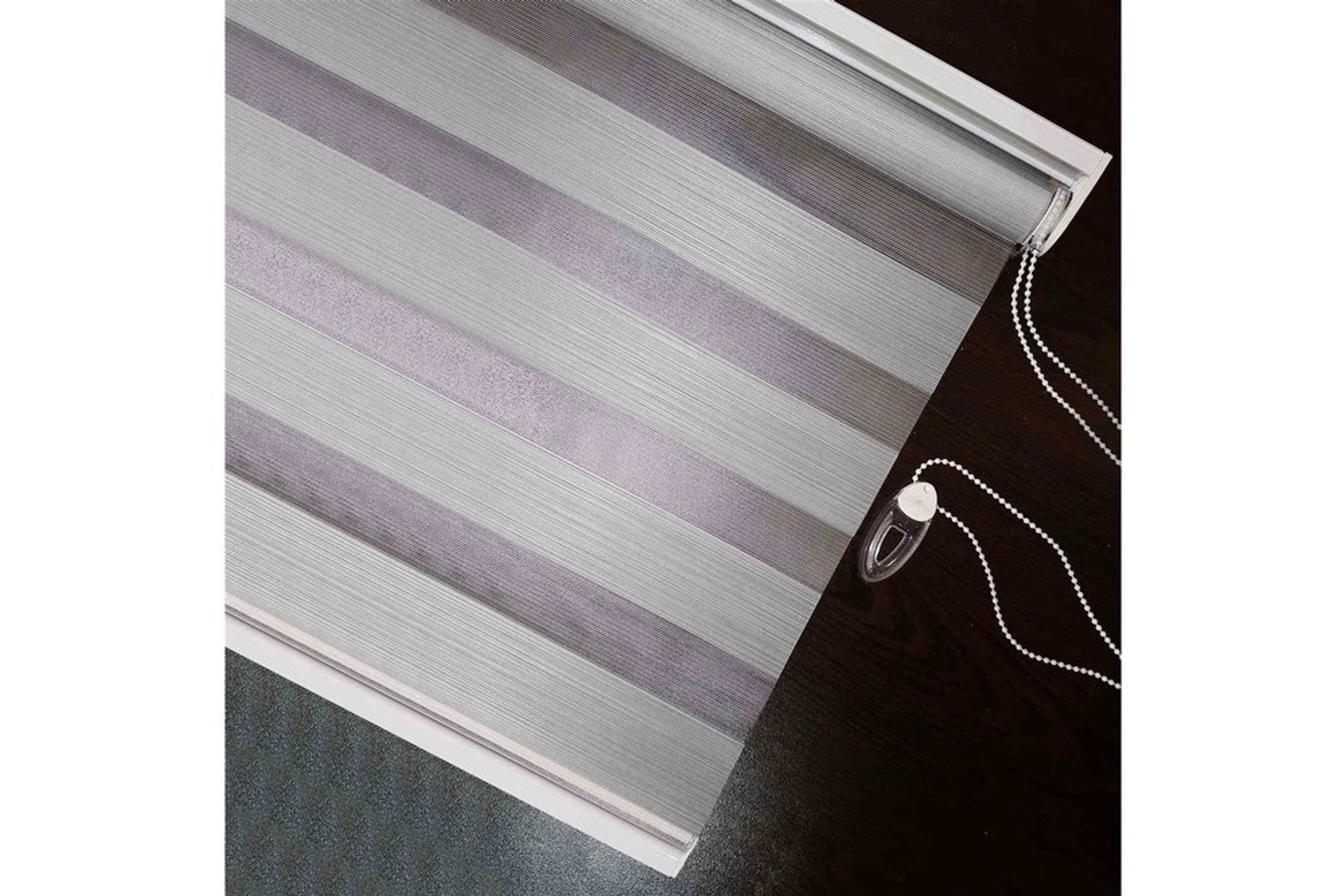 PERVA GRİZEL GRİ ZEBRA PERDE BOY 200 200X200