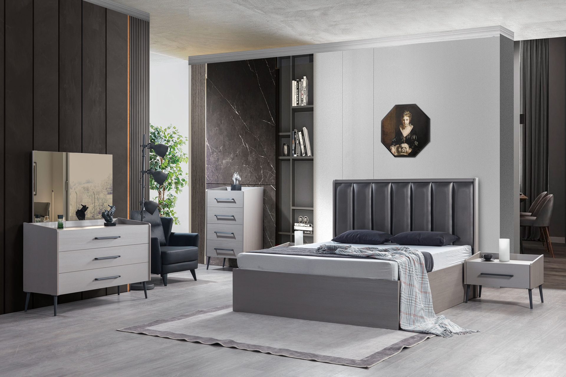 NAPOLİ YATAK ODASI TAKIMI, 6 KAPAKLI FİYATI - Vivense