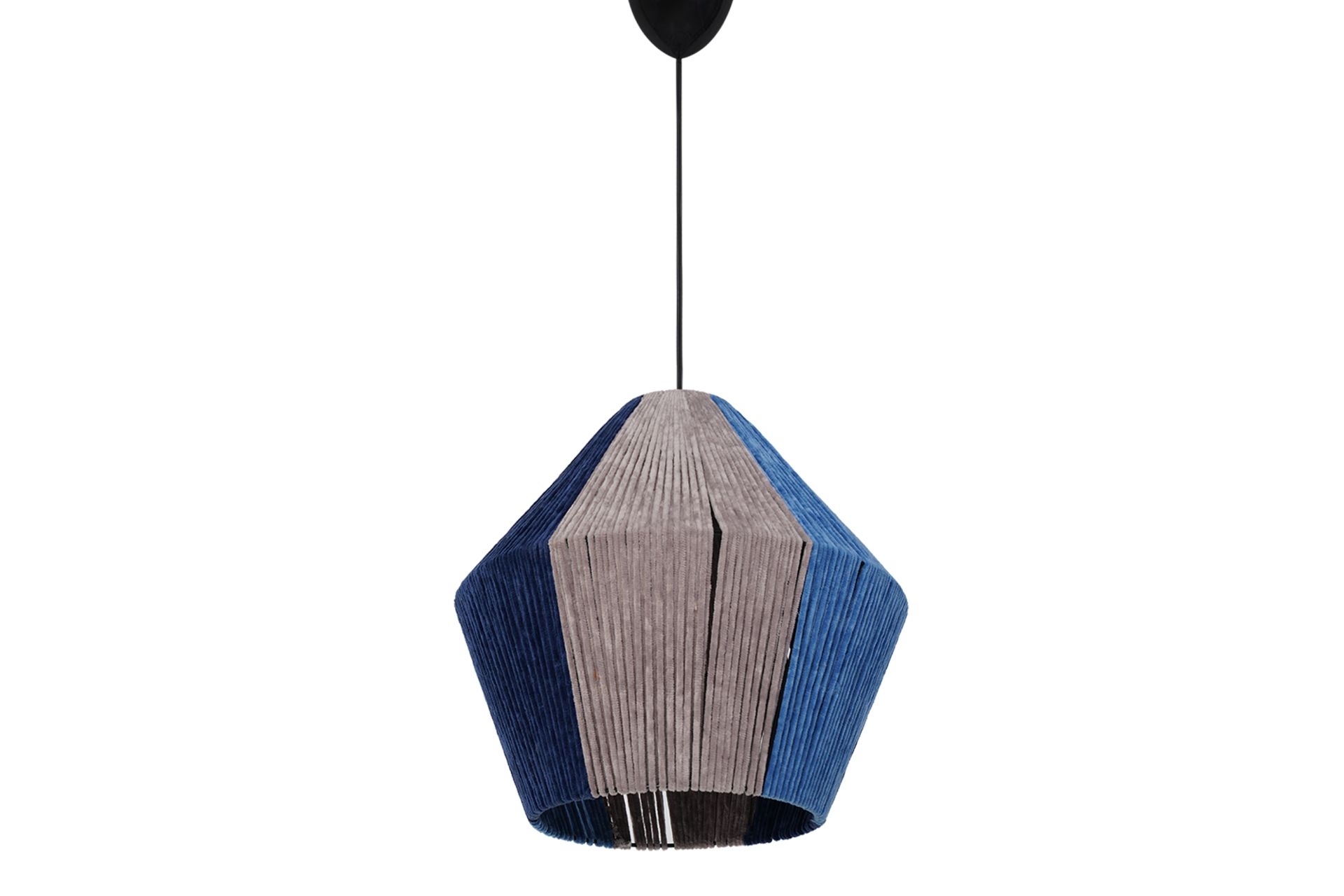 NAVETTE SARKIT AVİZE, LACİVERT GRİ MAVİ