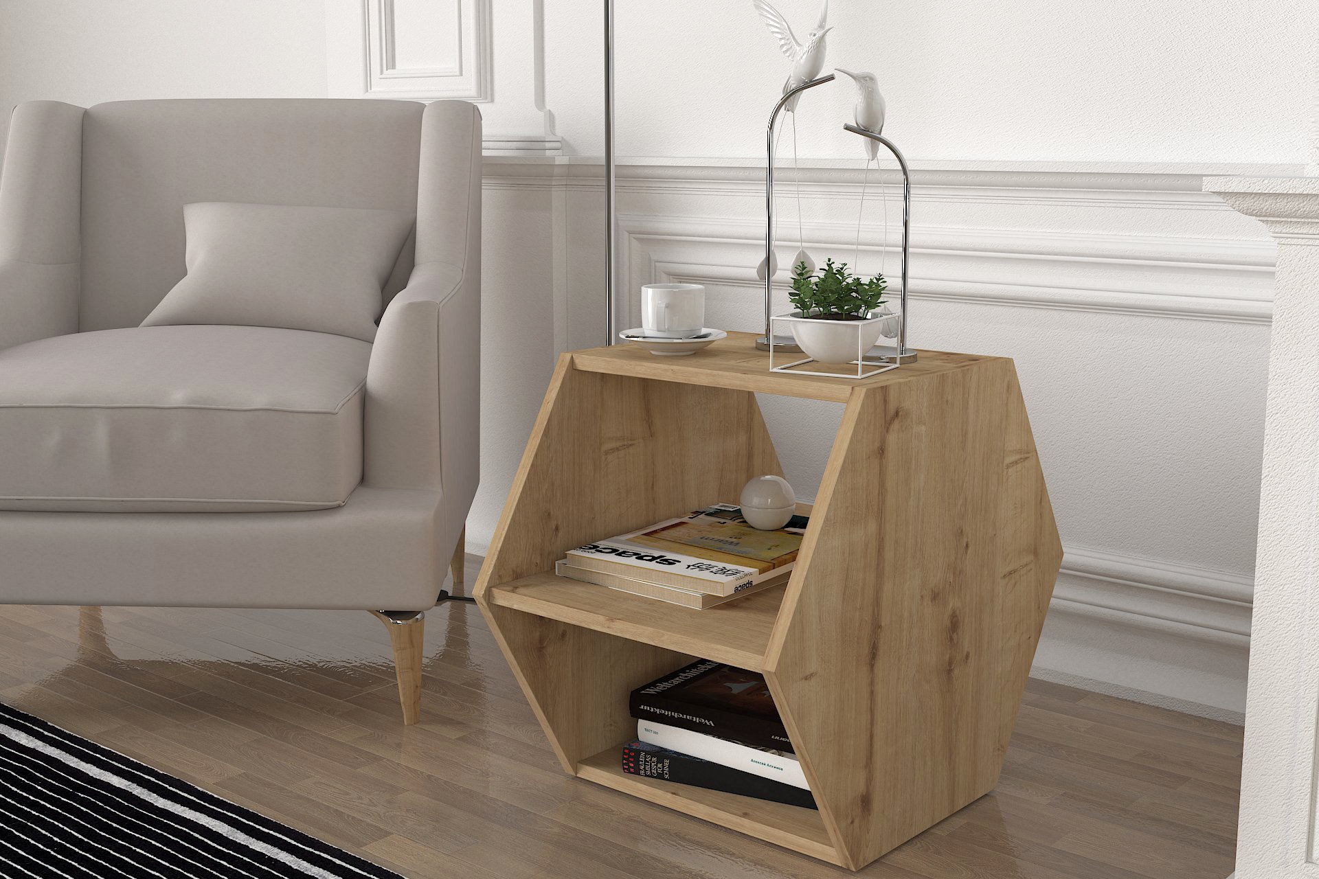 KİPERA YAN SEHPA, SAFİR KREM FİYATI - Vivense