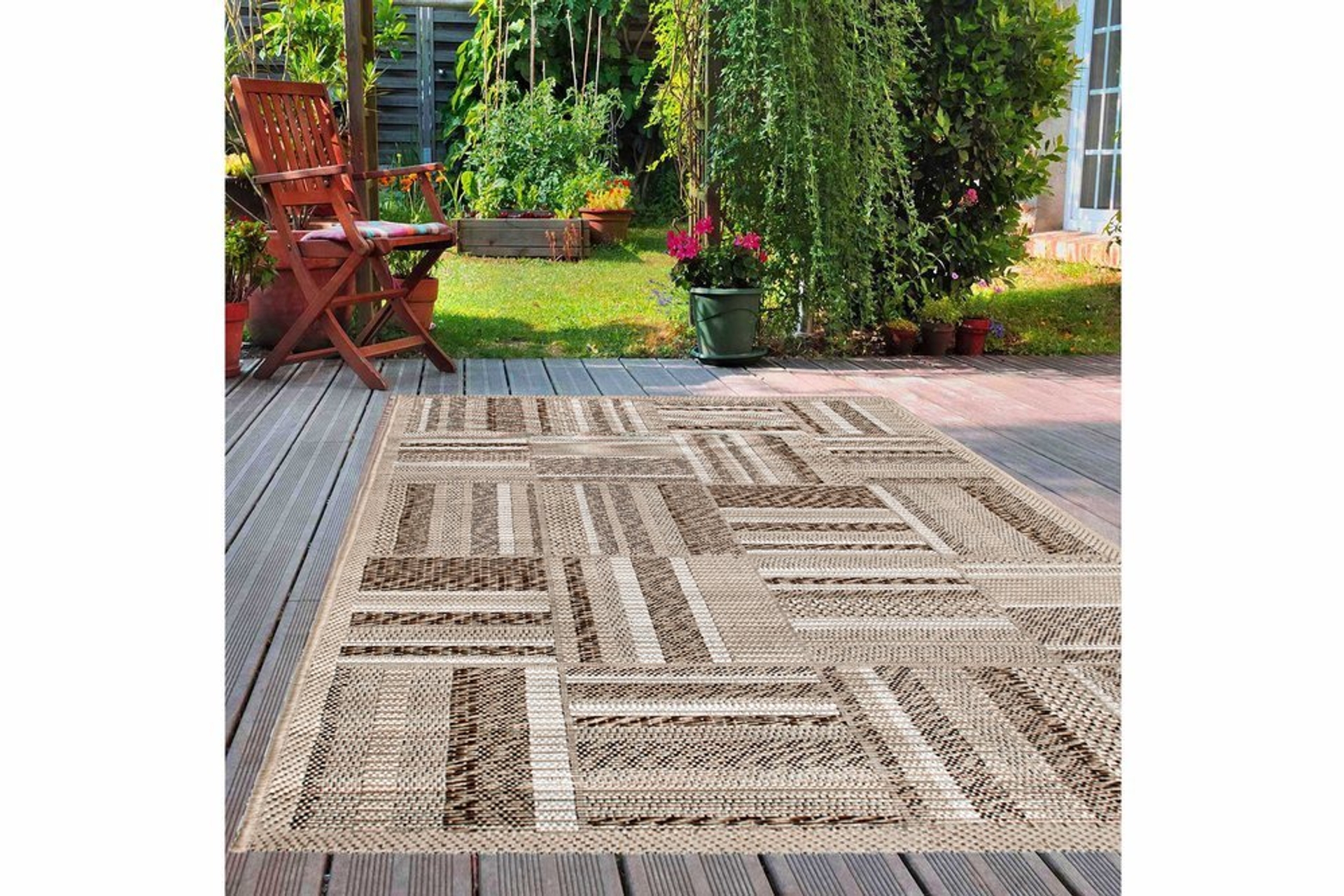 LAYTON DEKORATİF HALI GEOMETRİK 80Y 67X120 FİYATI - Vivense