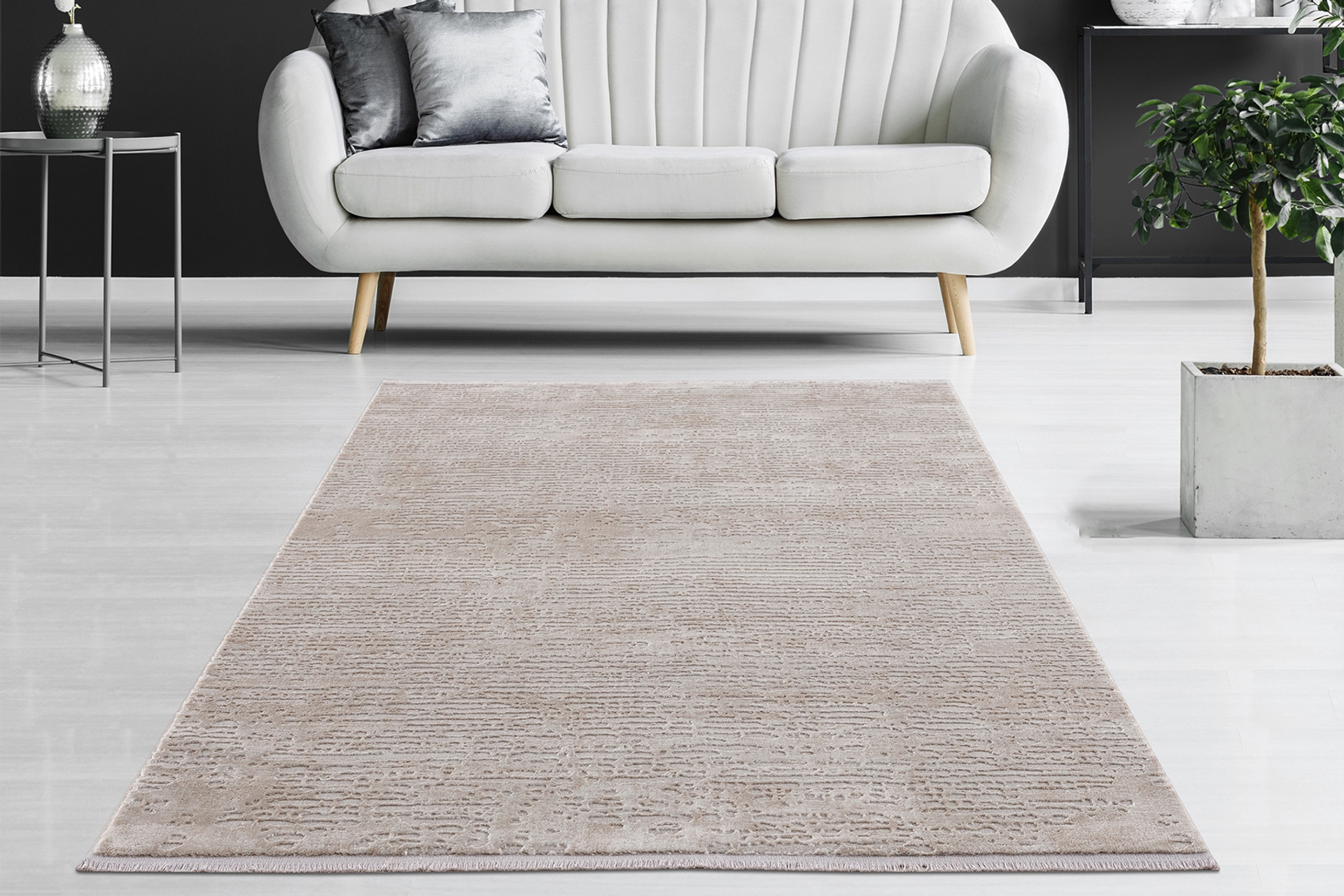 BREDA KREM RENK SALON VE OTURMA ODASI HALISI 120X180 FİYATI - Vivense