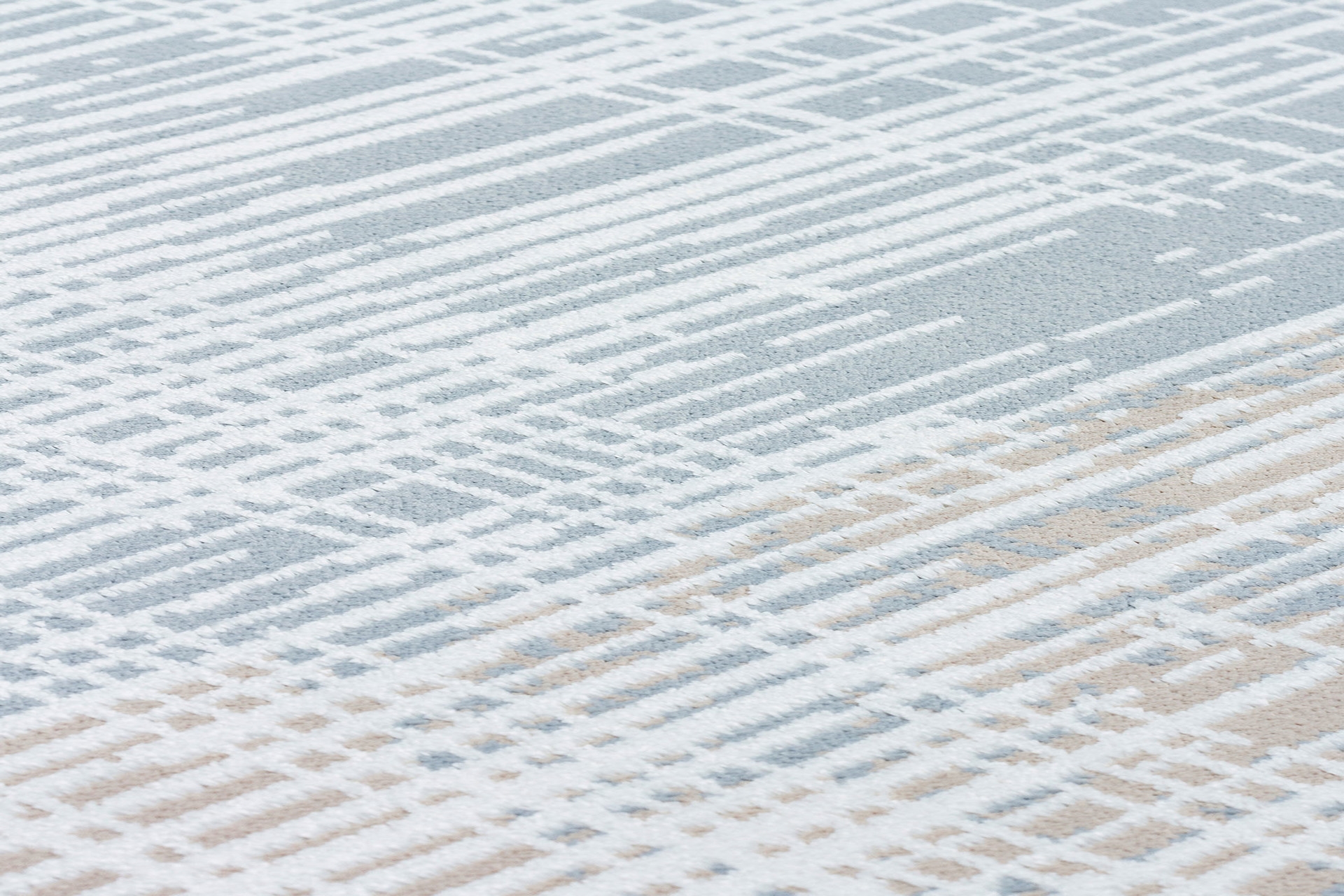 MODENA MDN MAKİNE HALISI 02, CREAM BLUE, 80X150 FİYATI - Vivense