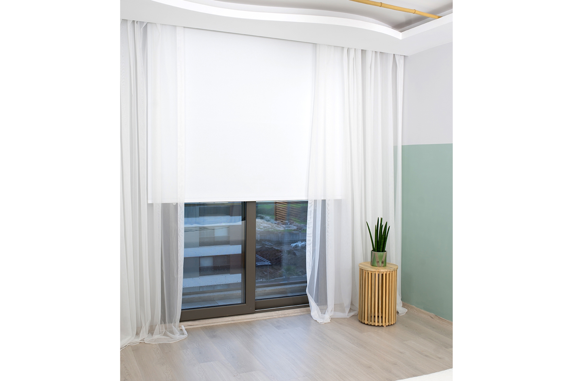 MESHA MAT KALIN STOR PERDE BEYAZ 160X200 FİYATI - Vivense