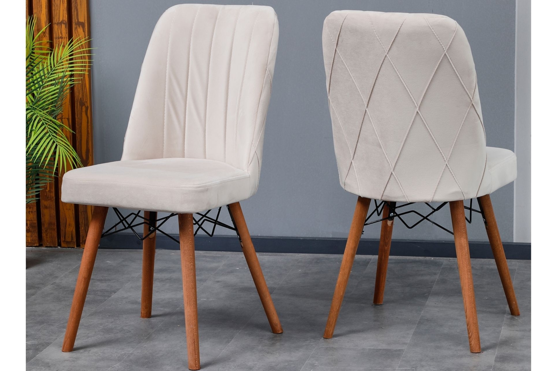 LAJME BAROK AÇILIR MUTFAK MASA TAKIMI, 4 SANDALYE+PUF, KREM, 130X80 ...