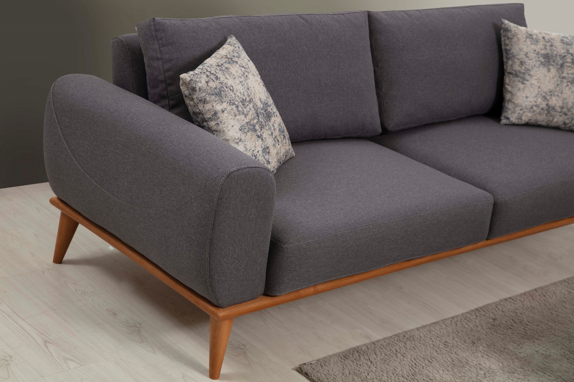 LİZA ÜÇLÜ KOLTUK, GRİ FİYATI - Vivense