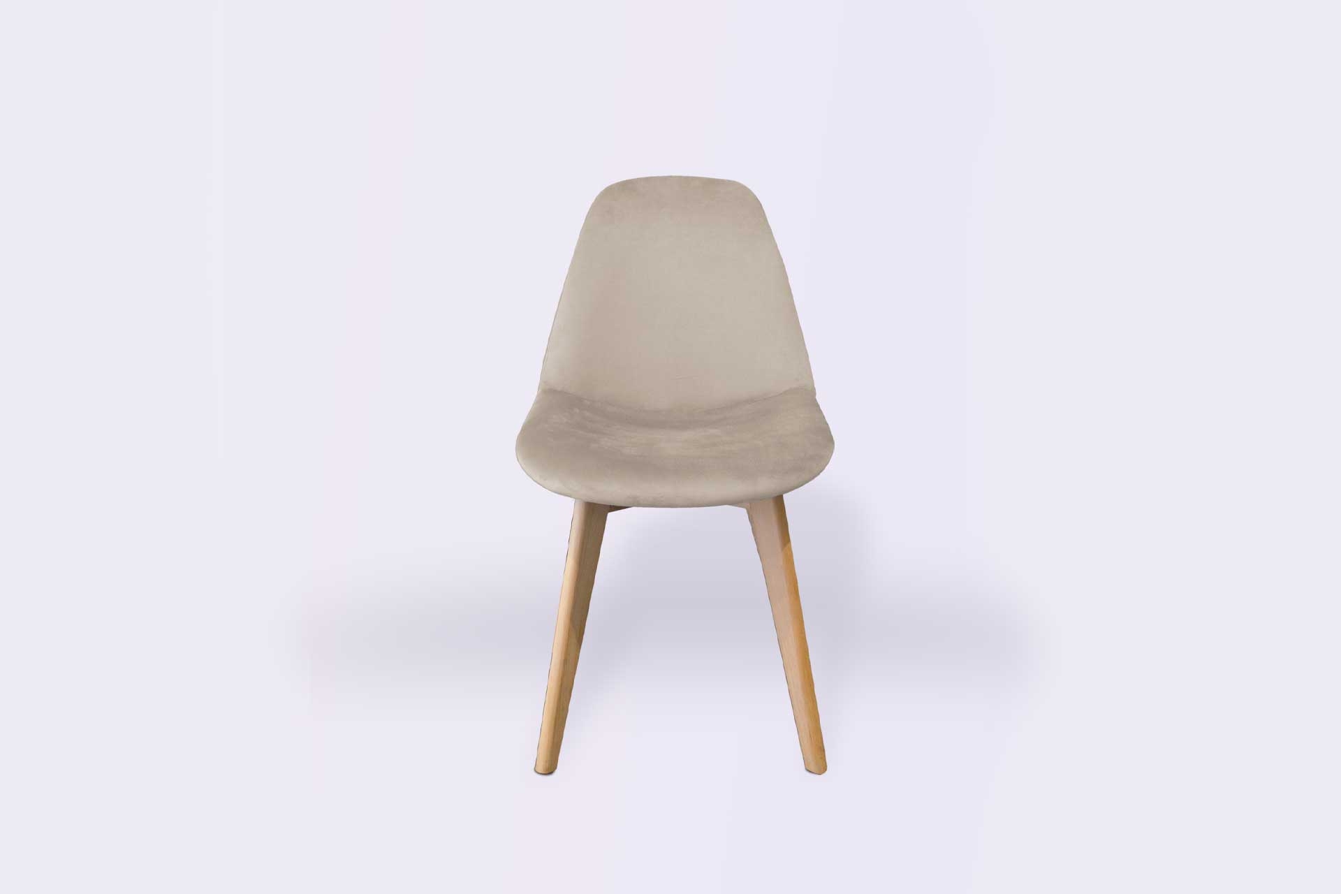 WOODESK DALLAS AHŞAP AYAKLI SANDALYE, 1 ADET, BEJ RENK, SND3021-BEJ FİYATI - Vivense