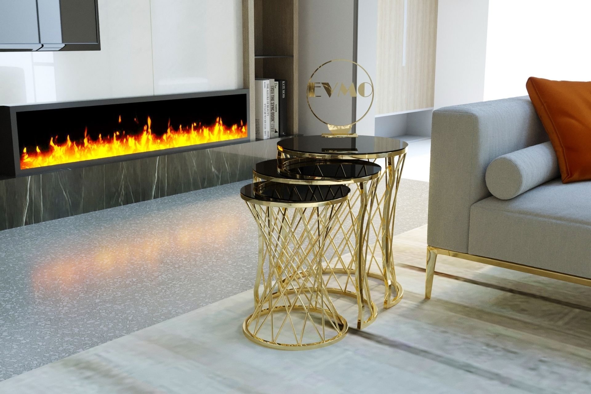 HAN ZİGON SEHPA, SİYAH, ÜÇLÜ FİYATI - Vivense