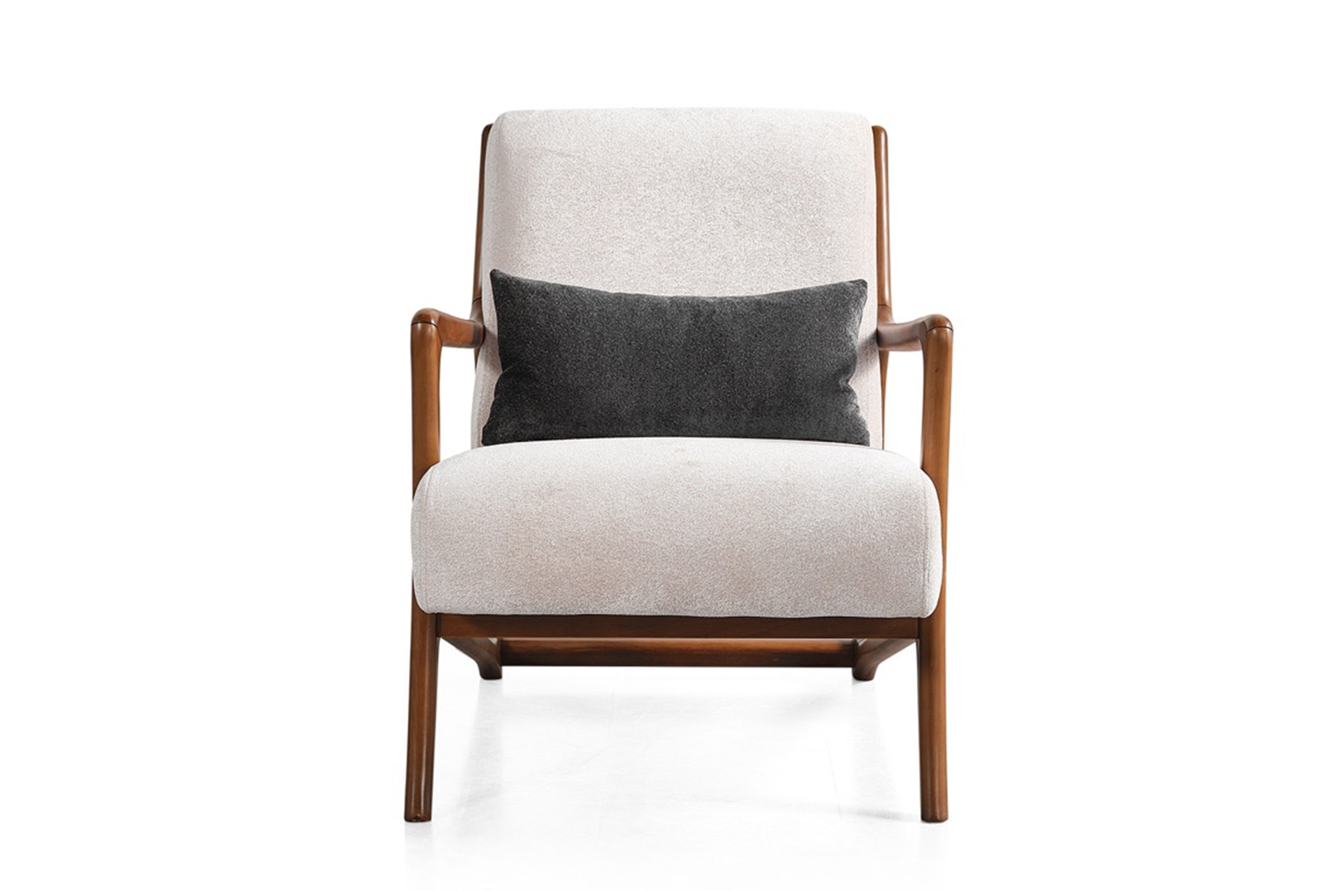 TİME AHŞAP BERJER, KREM FİYATI - Vivense