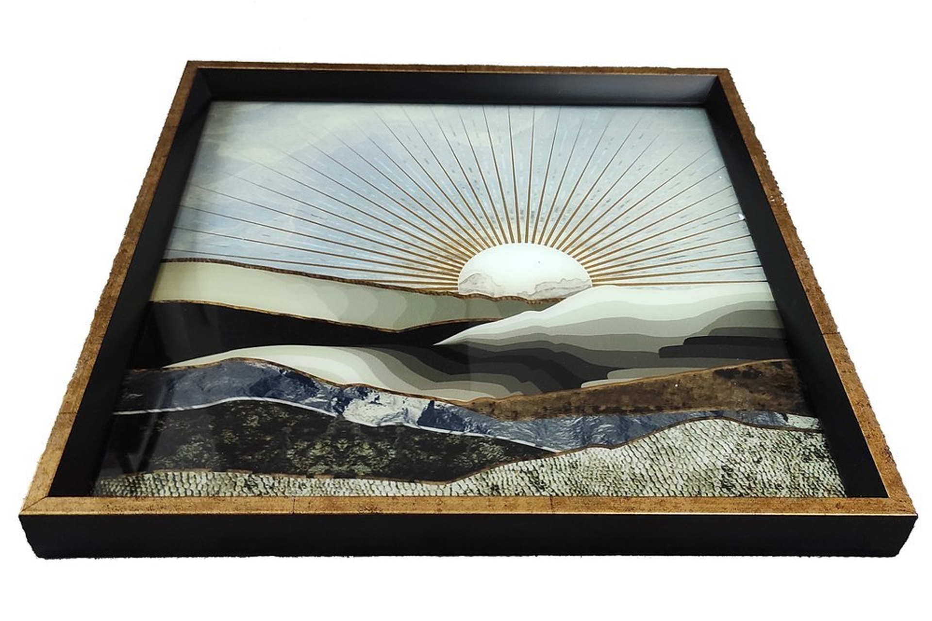 ARTE CASERO CAM BASKI GÜNEŞ TEPSİ 40X40 CM FİYATI - Vivense