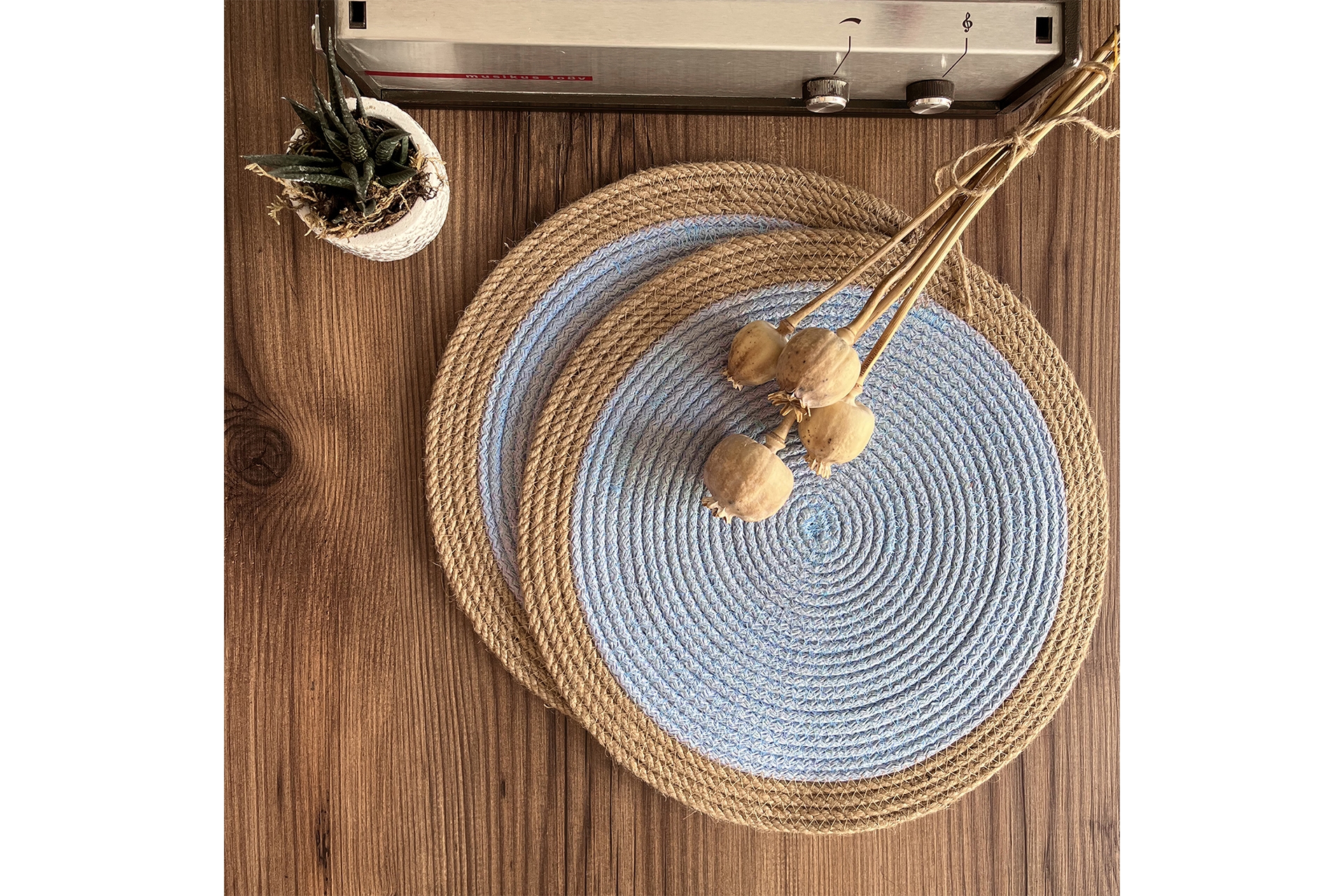 JAPPE DÖRTLÜ HASIR SUPLA, BORDORLÜ BEBE MAVİSİ FİYATI - Vivense