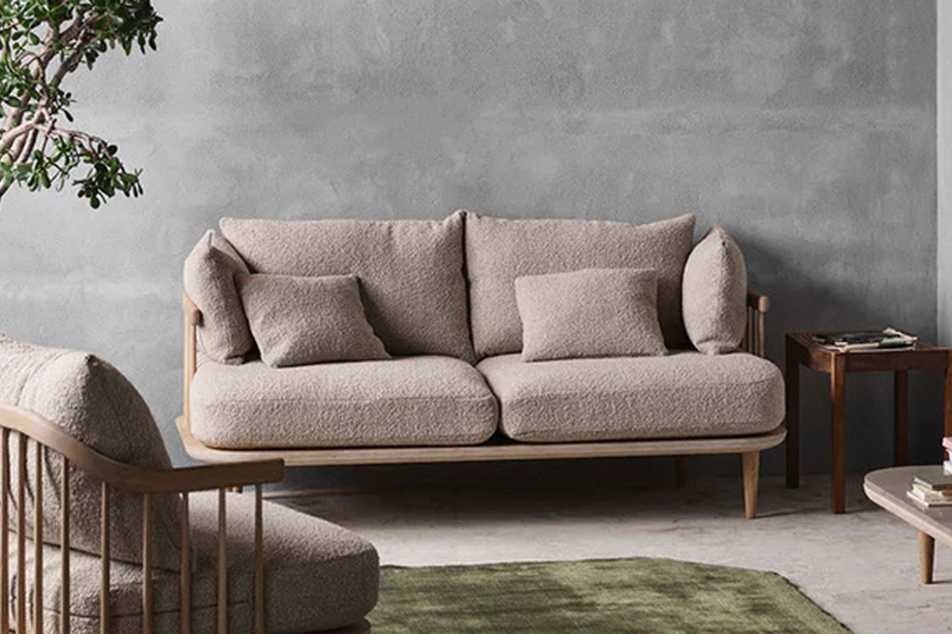 FİLLORY BOHO İKİLİ KOLTUK, NATUREL FİYATI - Vivense