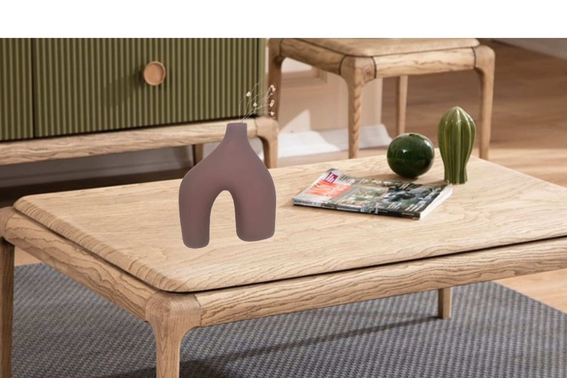 LİVAVA STONEWARE SERAMİK VAZO, KAHVE, 20X17 FİYATI - Vivense