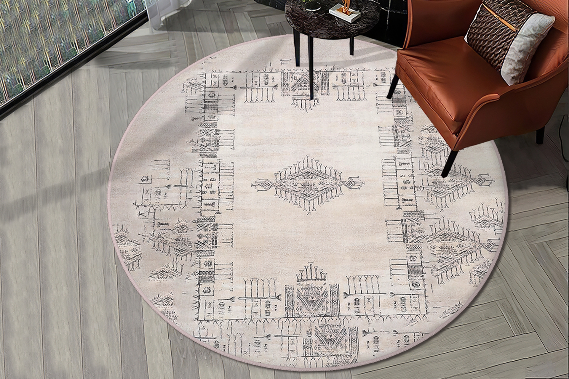 VİNTAGE MODERN HALI 133X133 FİYATI - Vivense