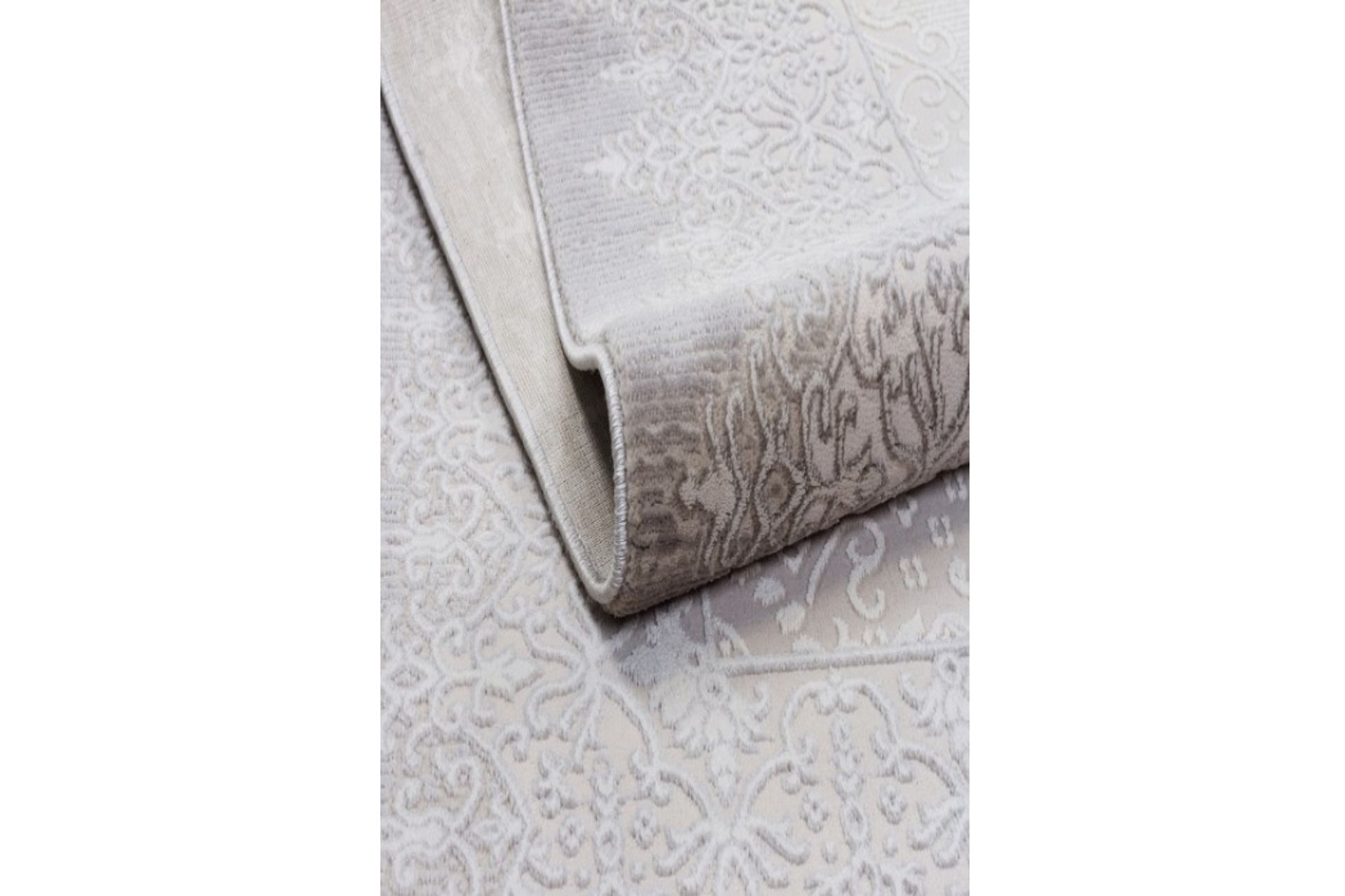 TÜRKMEN HALI MİRANDA YUMUŞAK TUŞELİ SALON HALISI MR01, GRİ, 80X150