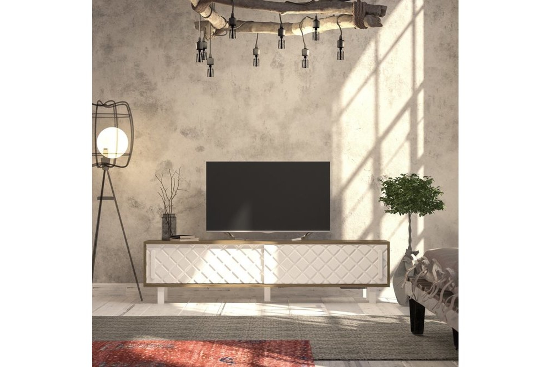 ROB TV STANT UD-BEYAZ FİYATI - Vivense