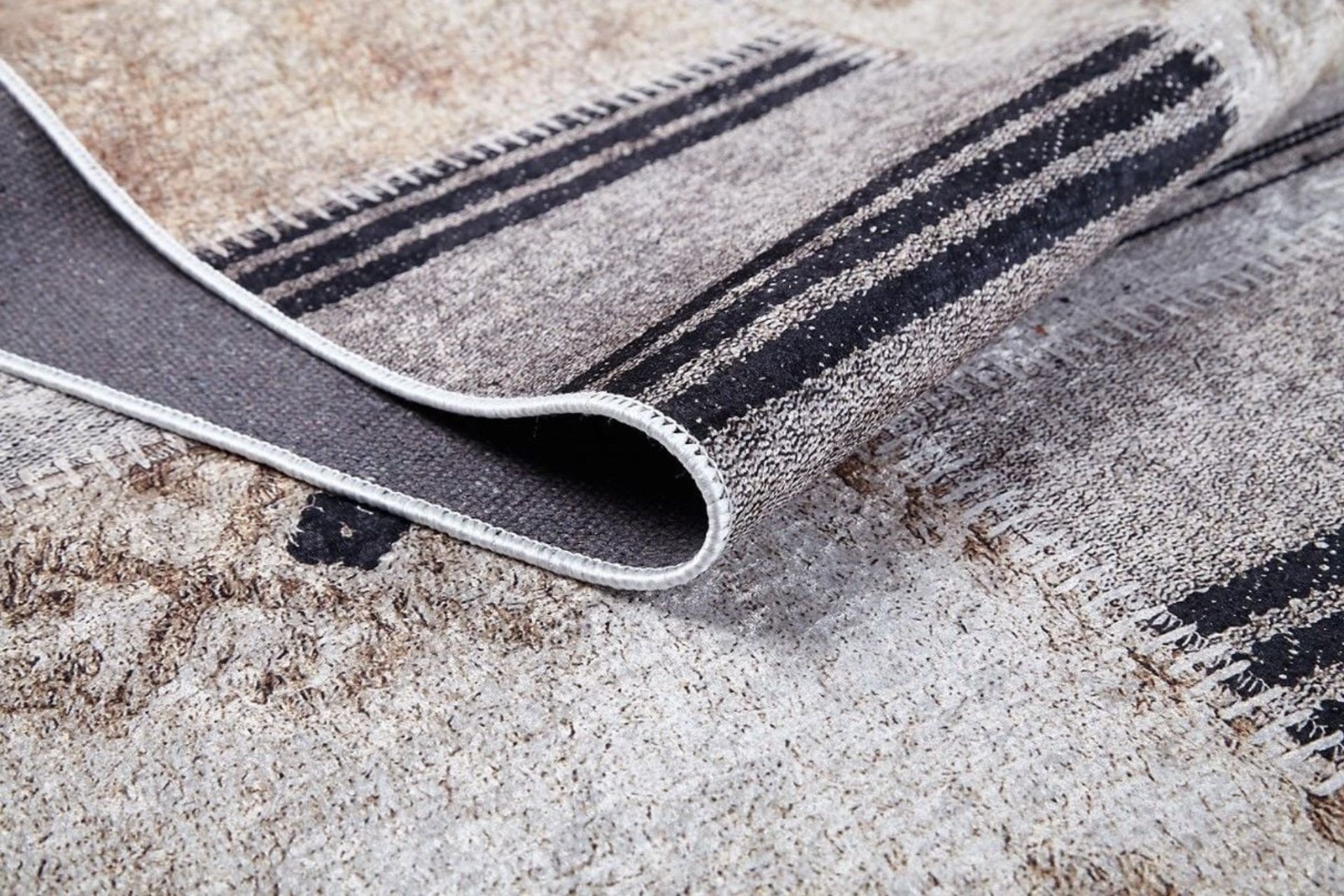 HALIMAX DARA 159 KAYMAZ DOKUMA TABANLI PATCHWORK DESENLİ MODERN HALI ...