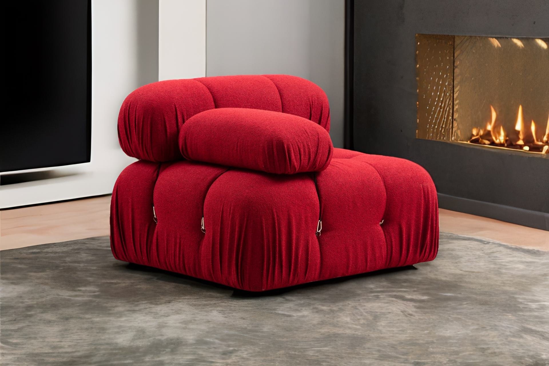 NEW BUBBLE SOL KOLLU TEKLİ MODÜL, KIRMIZI FİYATI - Vivense