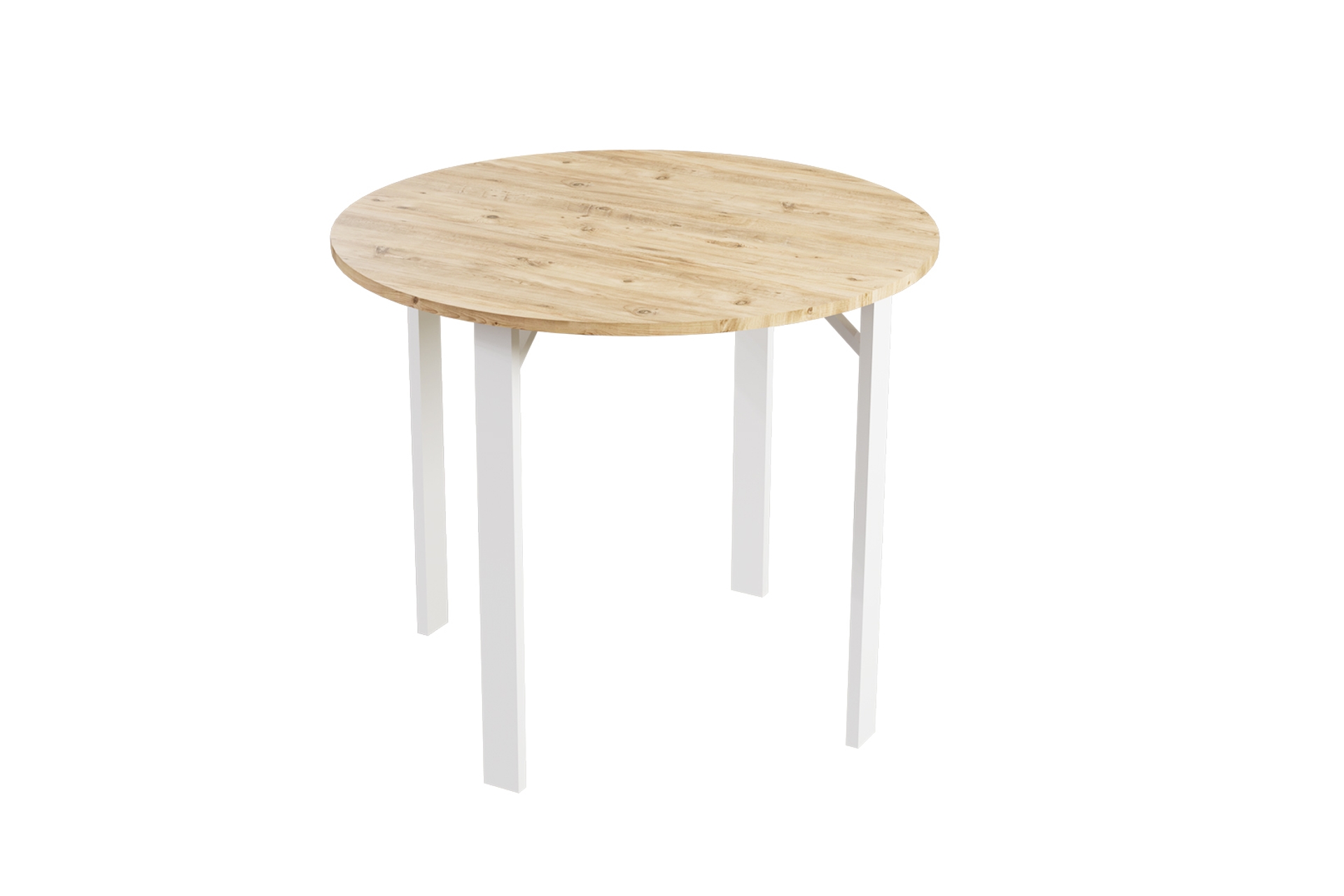 TREND YUVARLAK MUTFAK MASA TAKIMI, ATLANTİK ÇAM GRİ BEYAZ FİYATI - Vivense