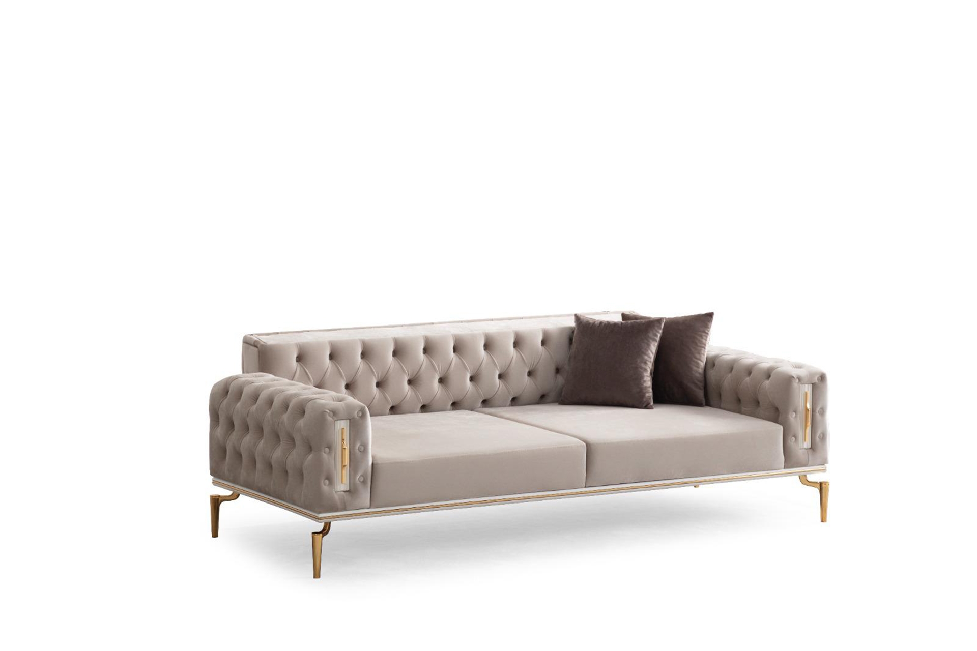 BERLİN SIRT MEKANİZMALI KANEPE, KREM FİYATI - Vivense