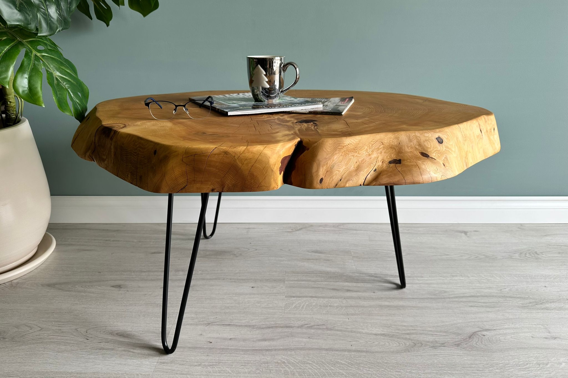 ODKA KÜTÜK SEHPA, İKİLİ, NATUREL FİYATI - Vivense