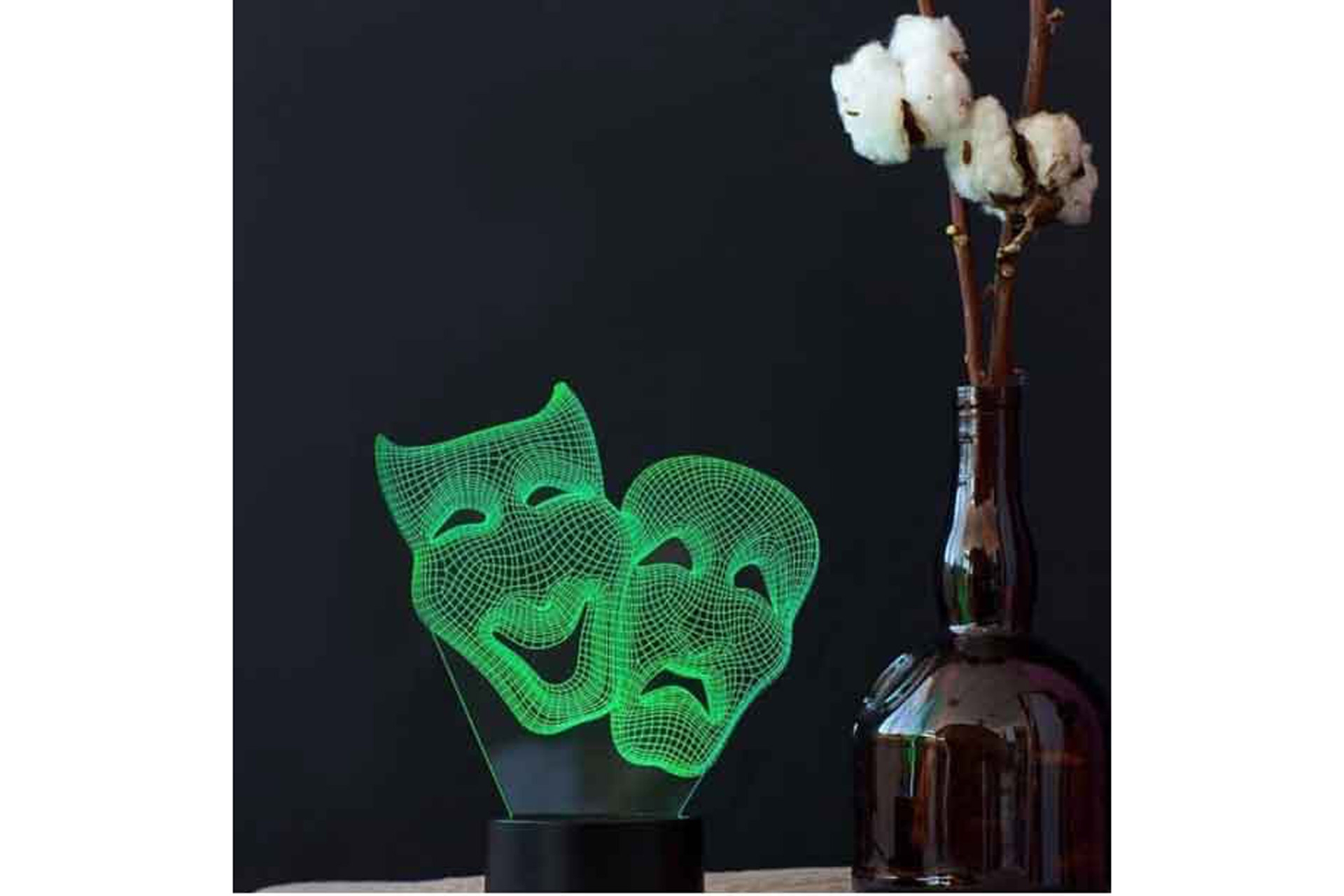 BYLAMP LED MASA LAMBASI, TİYATRO MASKESİ FİYATI - Vivense