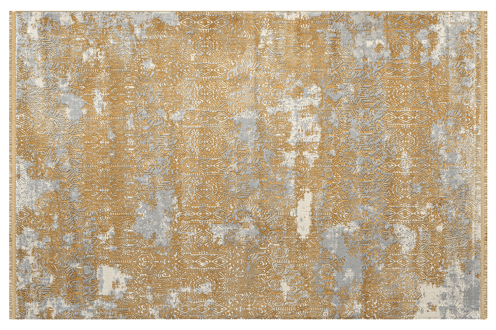 ROYAL HALI PALETTE PA04D SARI GRİ KREM MODERN SALON HALISI 80X150 ...