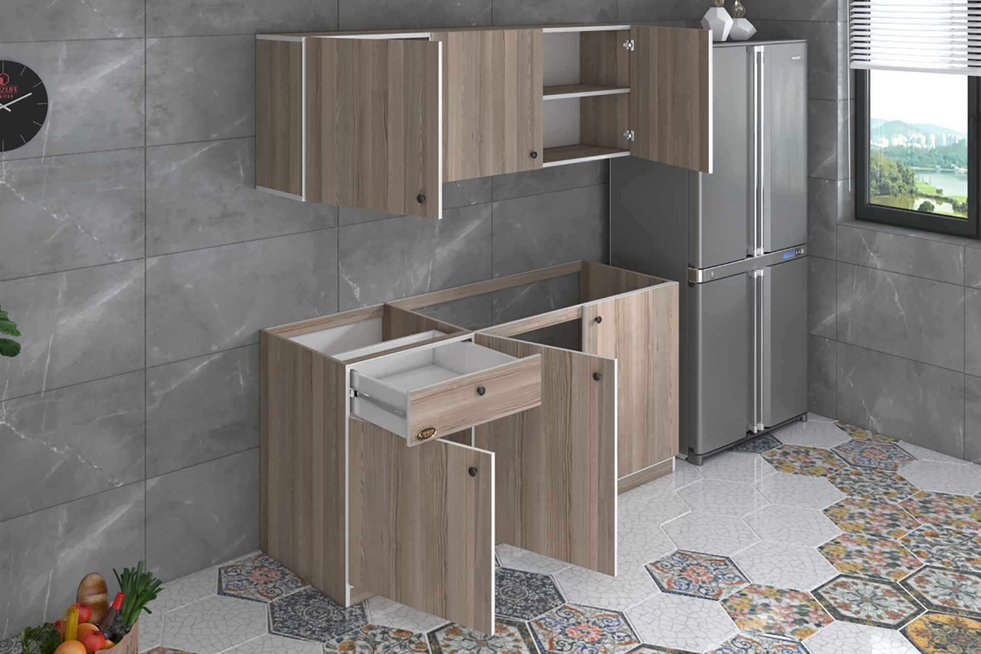 HEYULA HAZIR MUTFAK SETİ, TEZGAHSIZ, CORDOBA FİYATI - Vivense